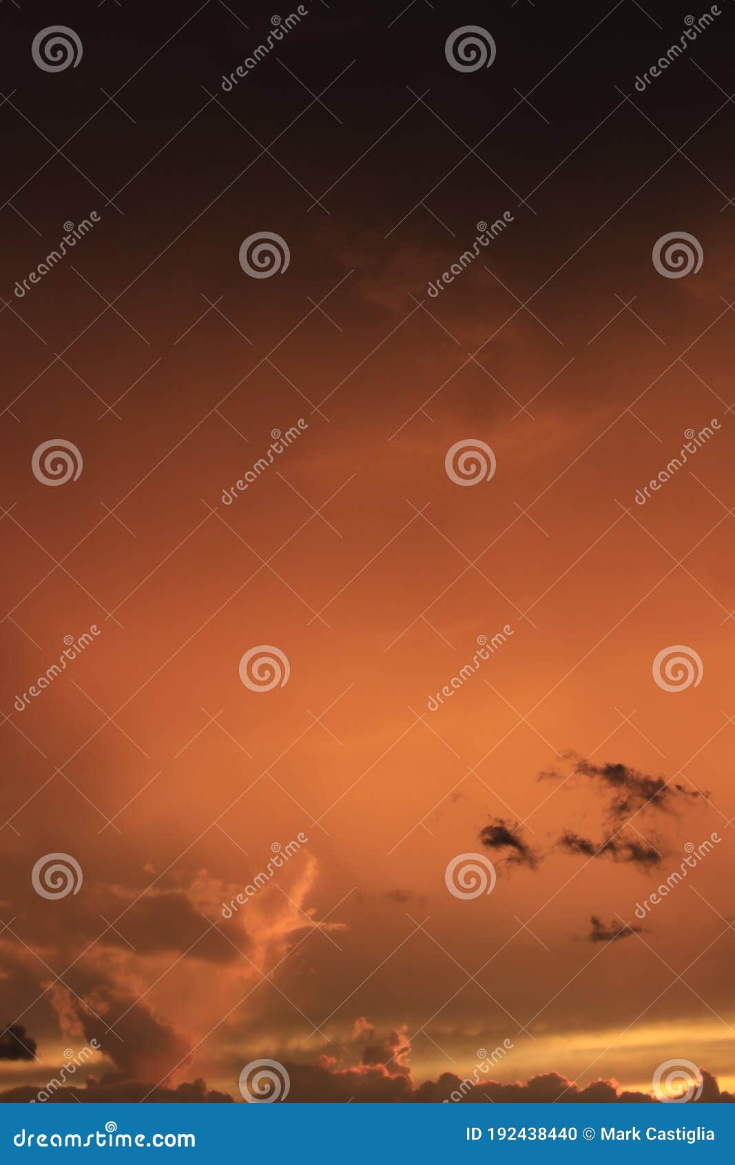 Sunset / Sunrise with Dramatic Cloudscape, Vivid Colors and Negative ...
