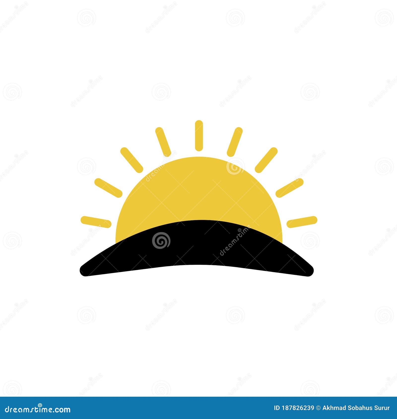 Sunset and Sunrise Icon. Design Vector Illustration Stock Vector ...