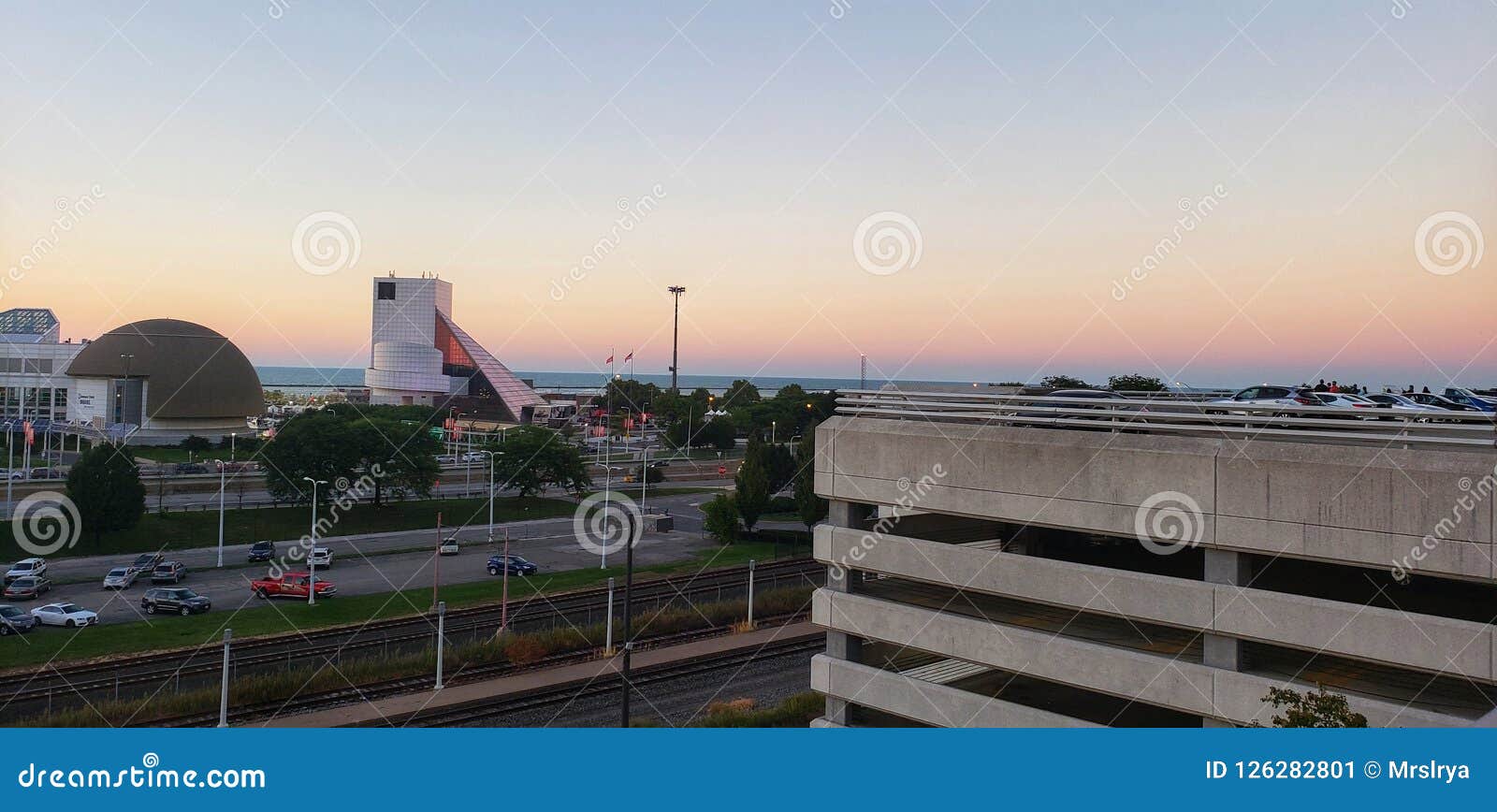 Cityscape View of Downtown Cleveland, Ohio Editorial Photo - Image of ...
