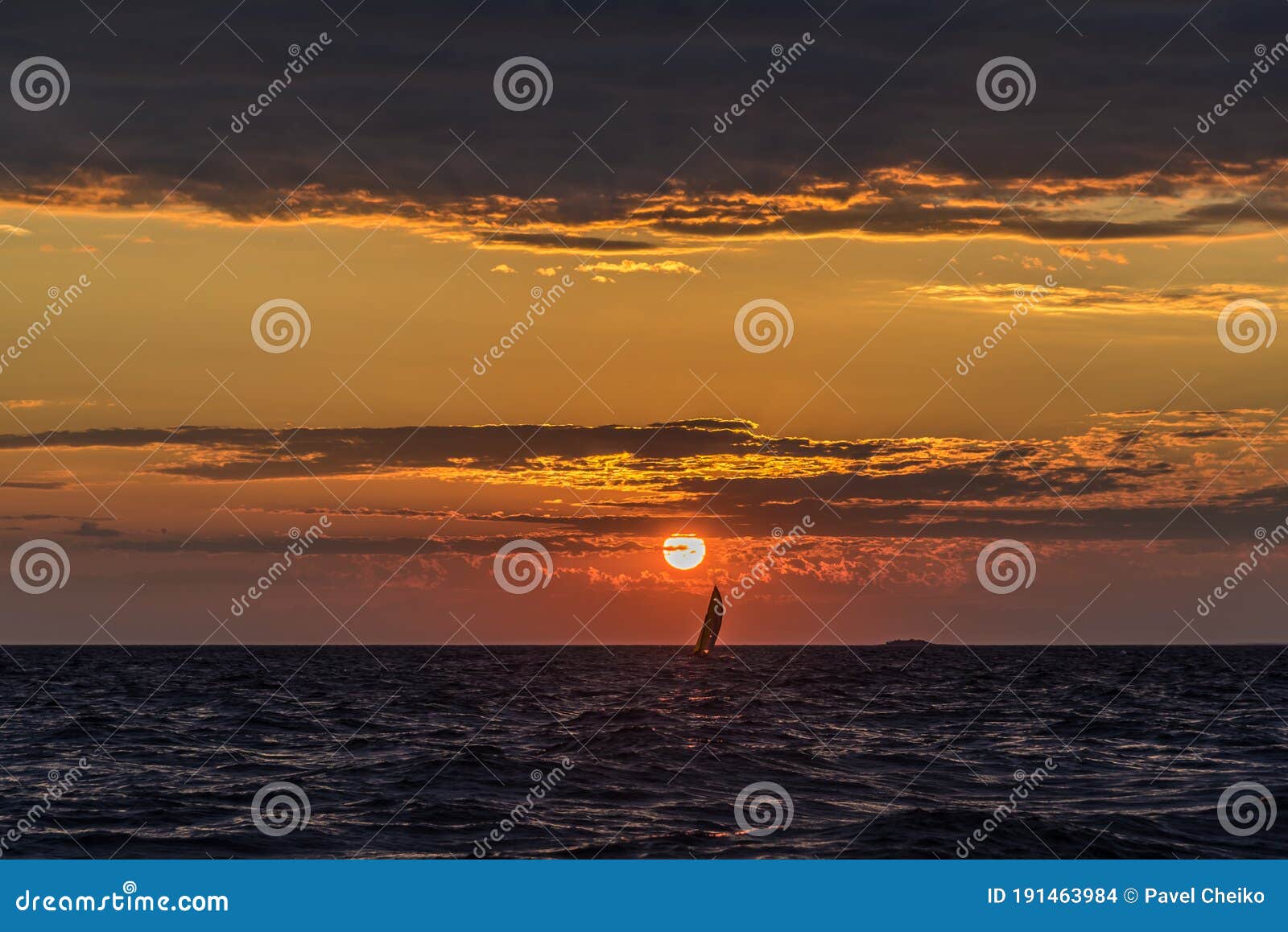 Sunset on Superior Lake stock photo. Image of amazing - 191463984