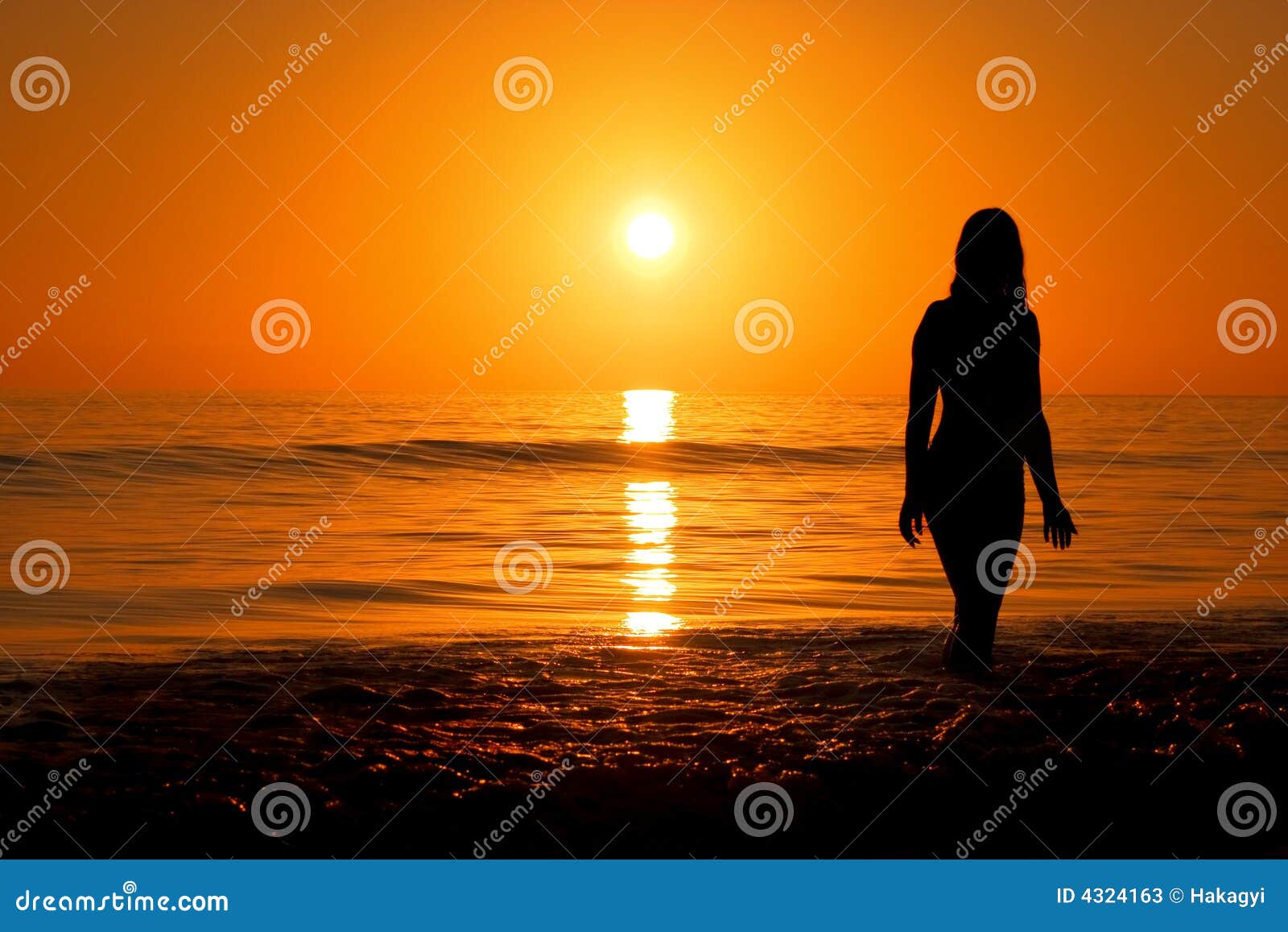 Sunset on te beach stock image. Image of travel, nature - 4324163