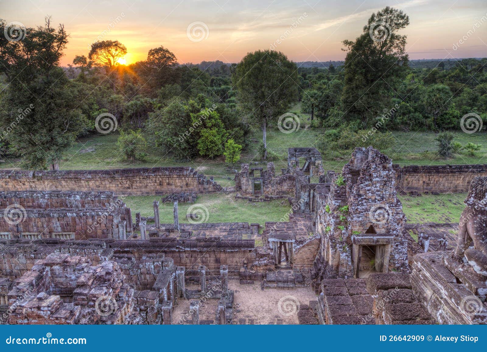 Sunset at the temple stock image. Image of ancient, architecture - 26642909