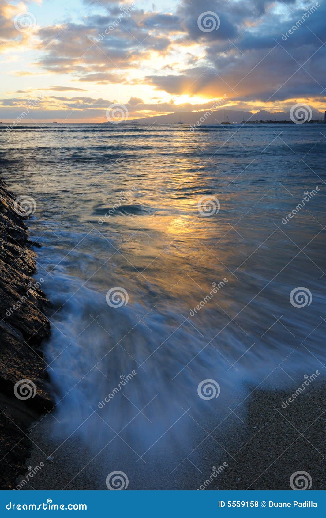 Sunset tide stock photo. Image of tide, nature, tidal - 5559158