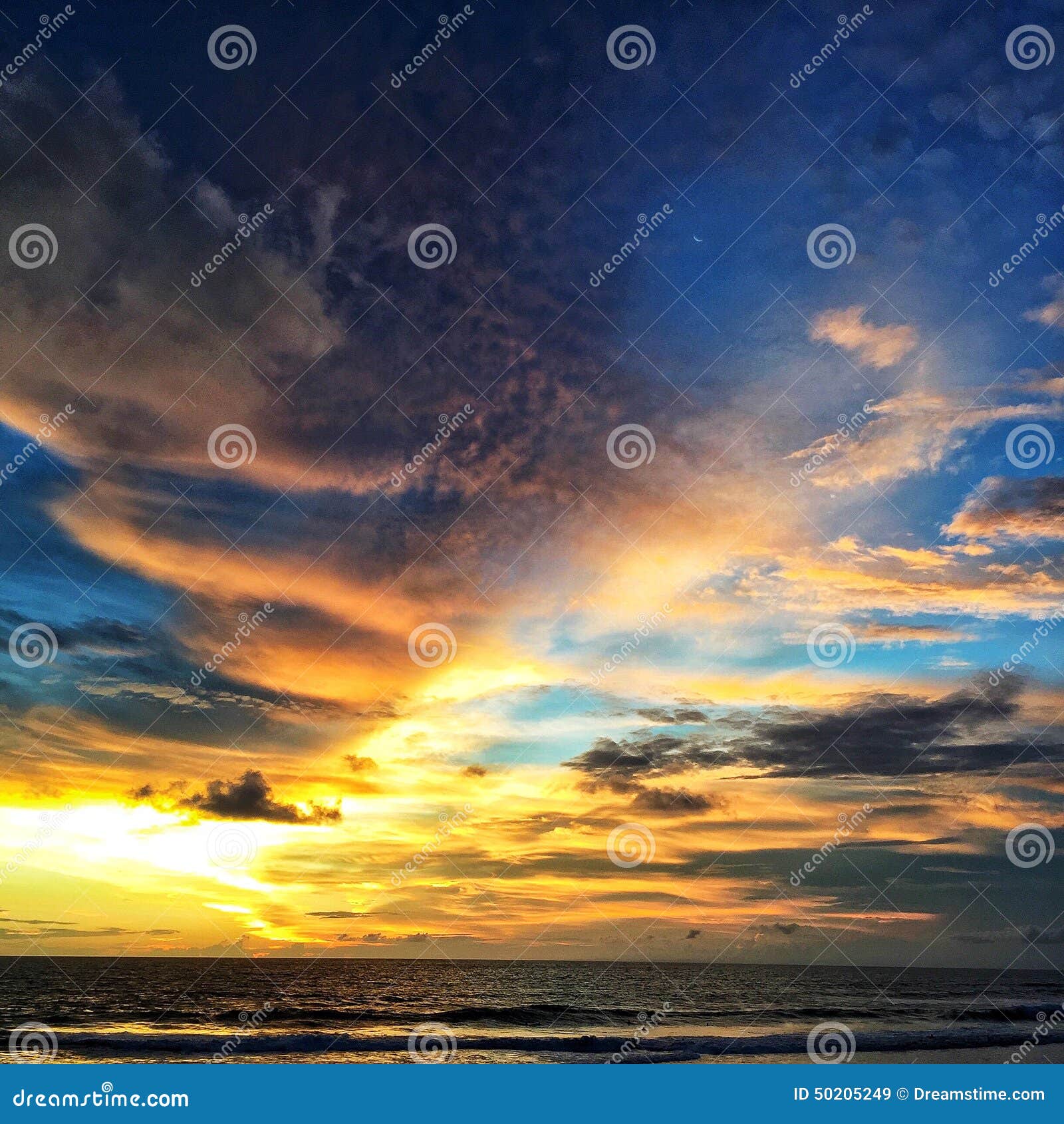 Sunset time stock image. Image of sunlights, bali, sunset - 50205249