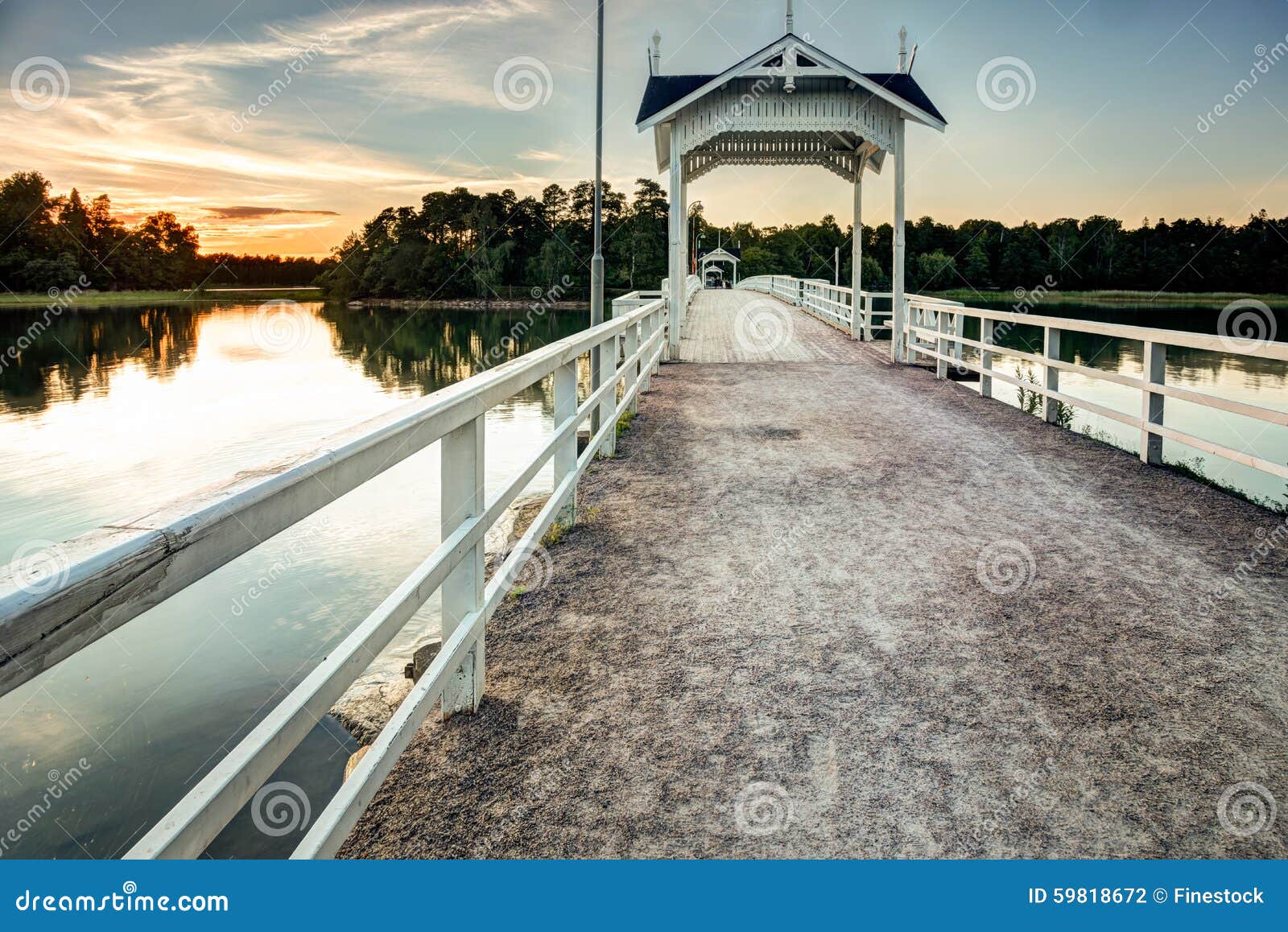 Sunset Time in Seurasaari Helsinki Editorial Photography - Image of ...