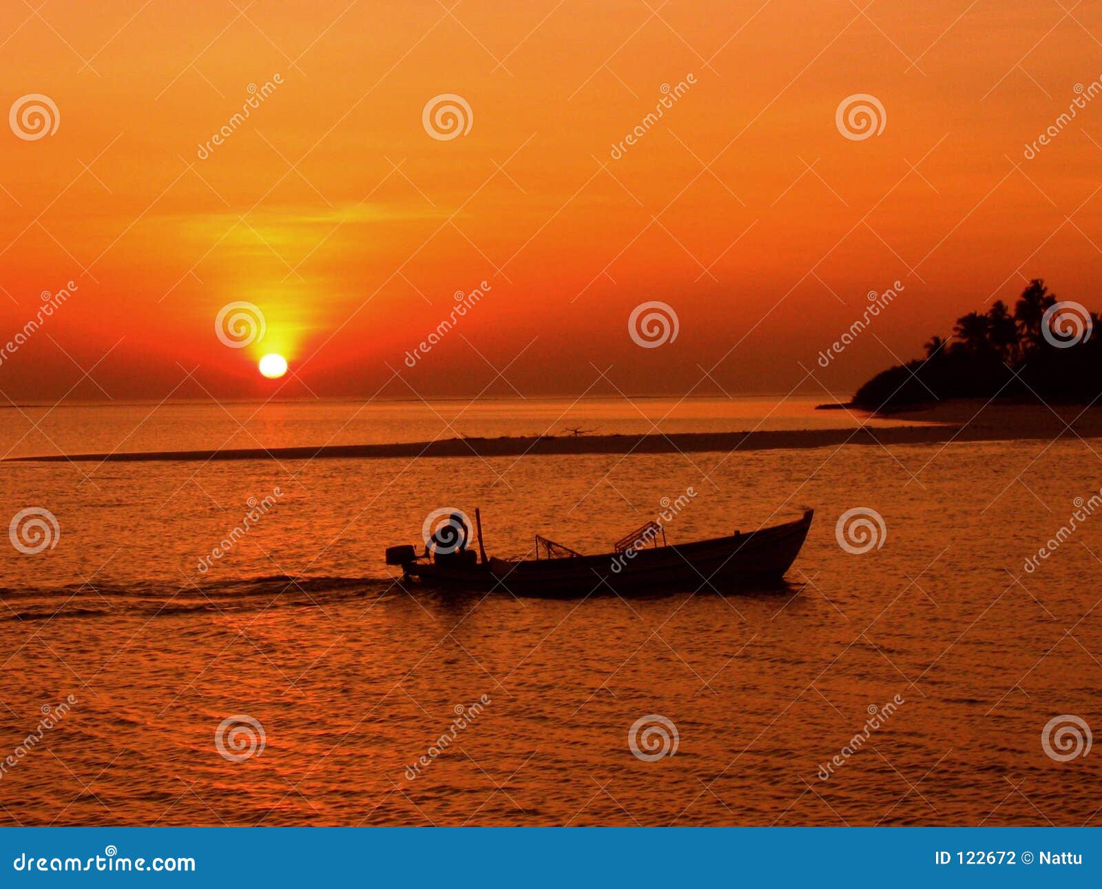 Sunset Travel stock photo. Image of islands, boats, work - 122672