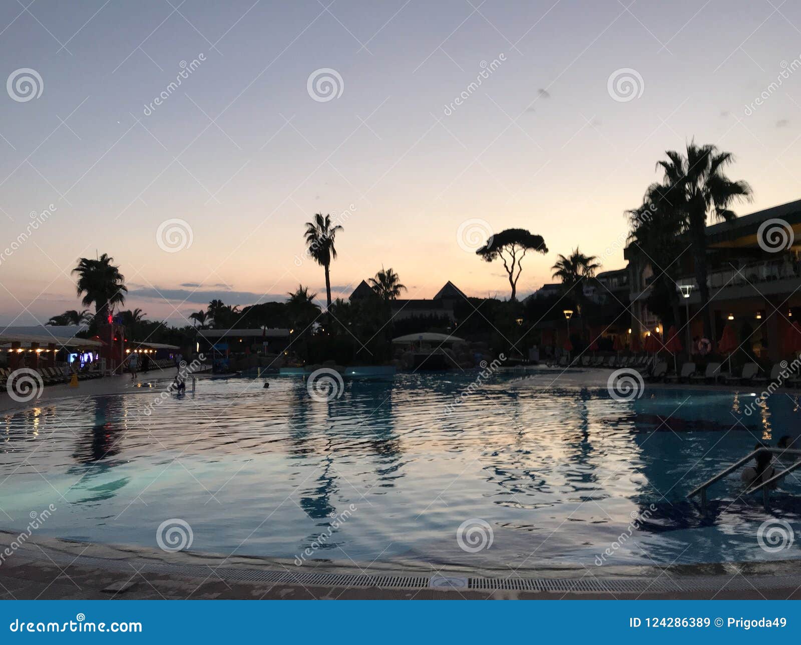 Sunset in Turkey stock image. Image of turkey, resort - 124286389