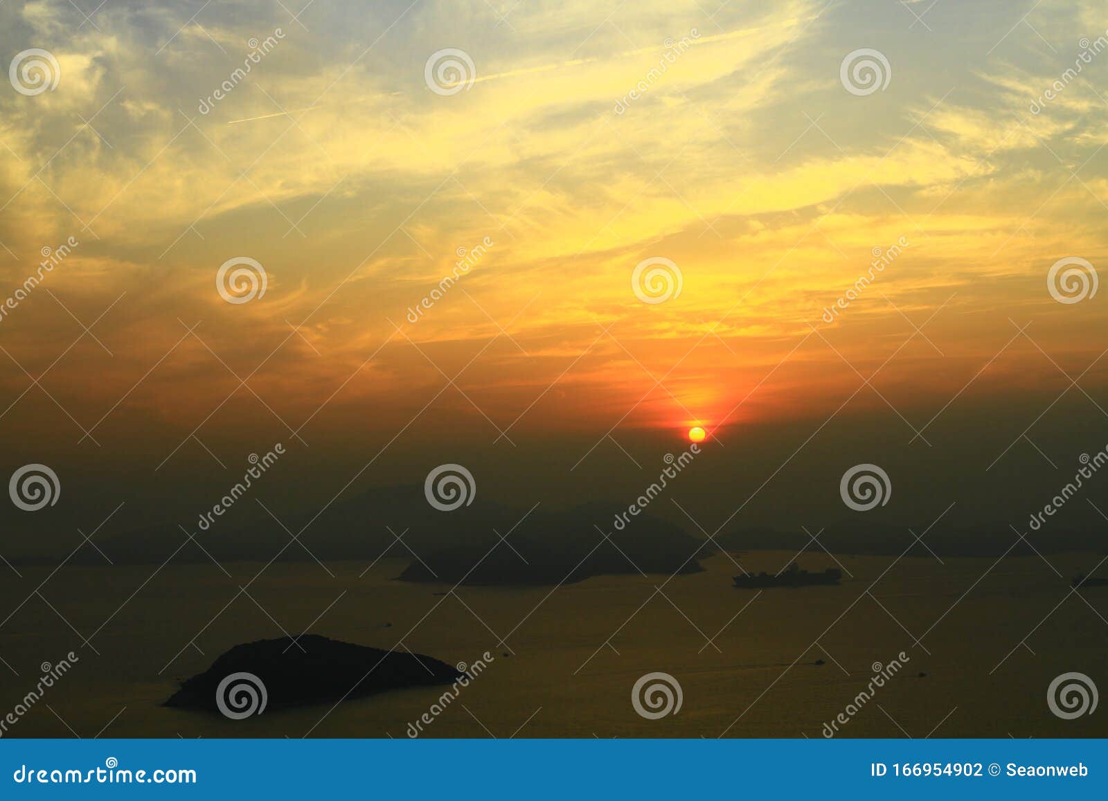 Sunset at the Twins 31 Oct 2009 Stock Photo - Image of clouds, outdoors ...