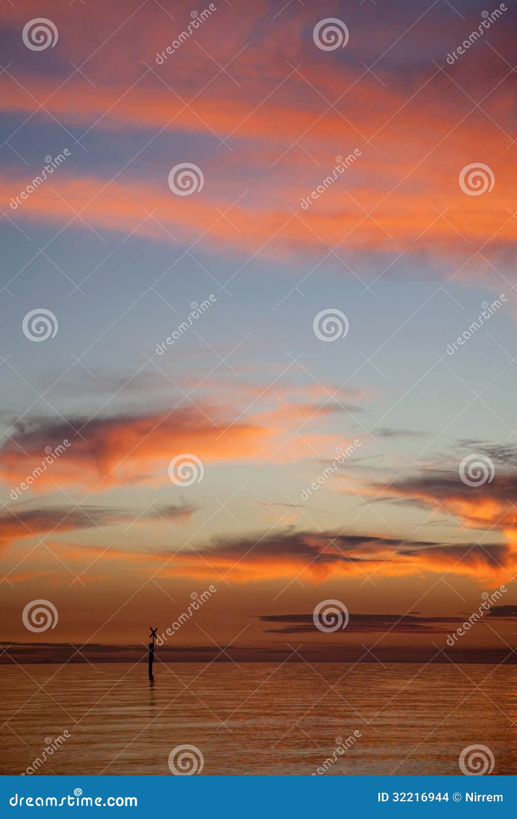 Sunset Vertical stock photo. Image of glow, tranqyill - 32216944