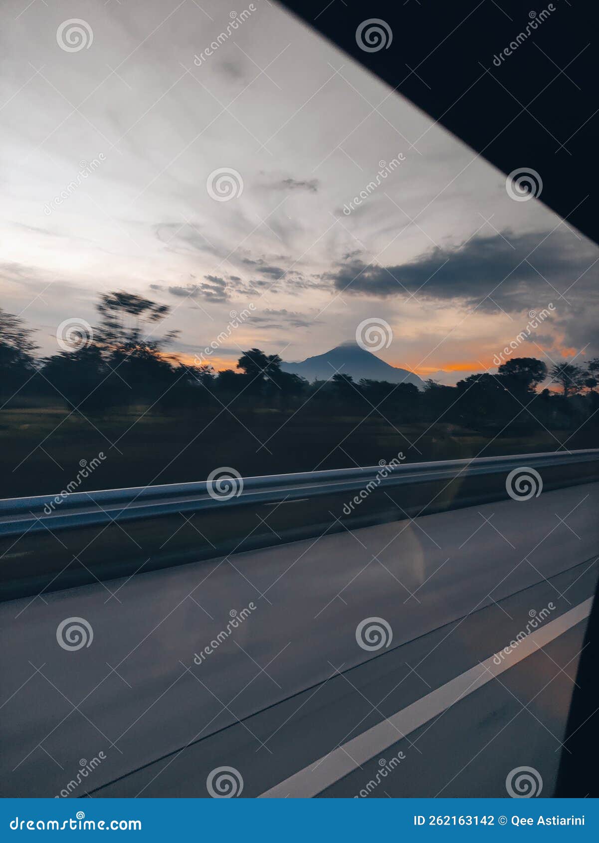 Sunset View Behind the Window Stock Photo - Image of light, view: 262163142