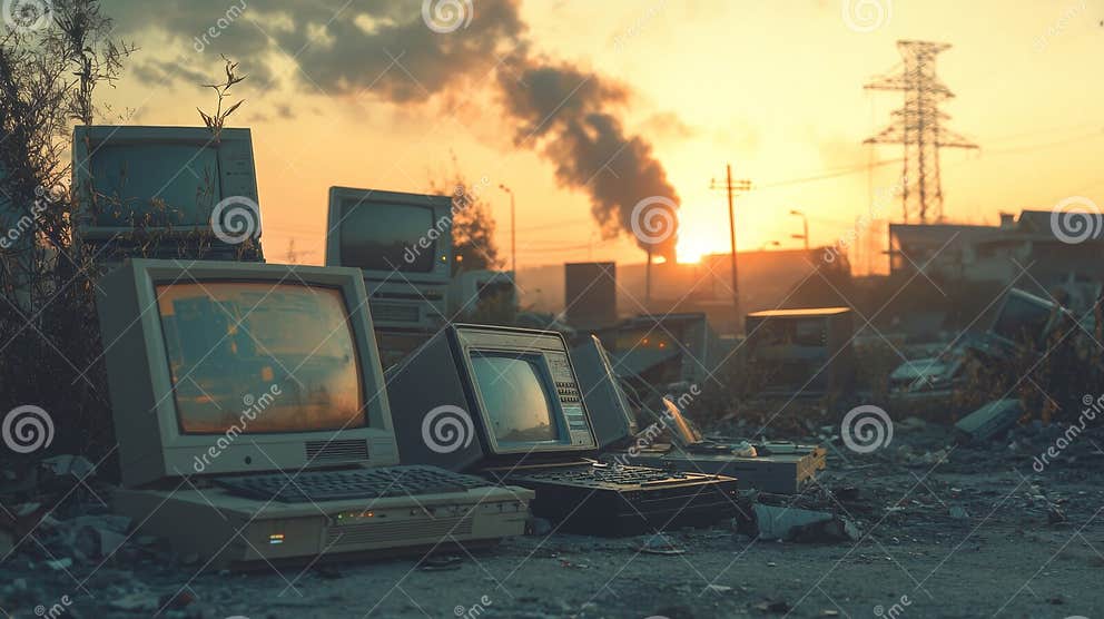 A Sunset View of an E-waste Dump Draws Attention To Environmental ...