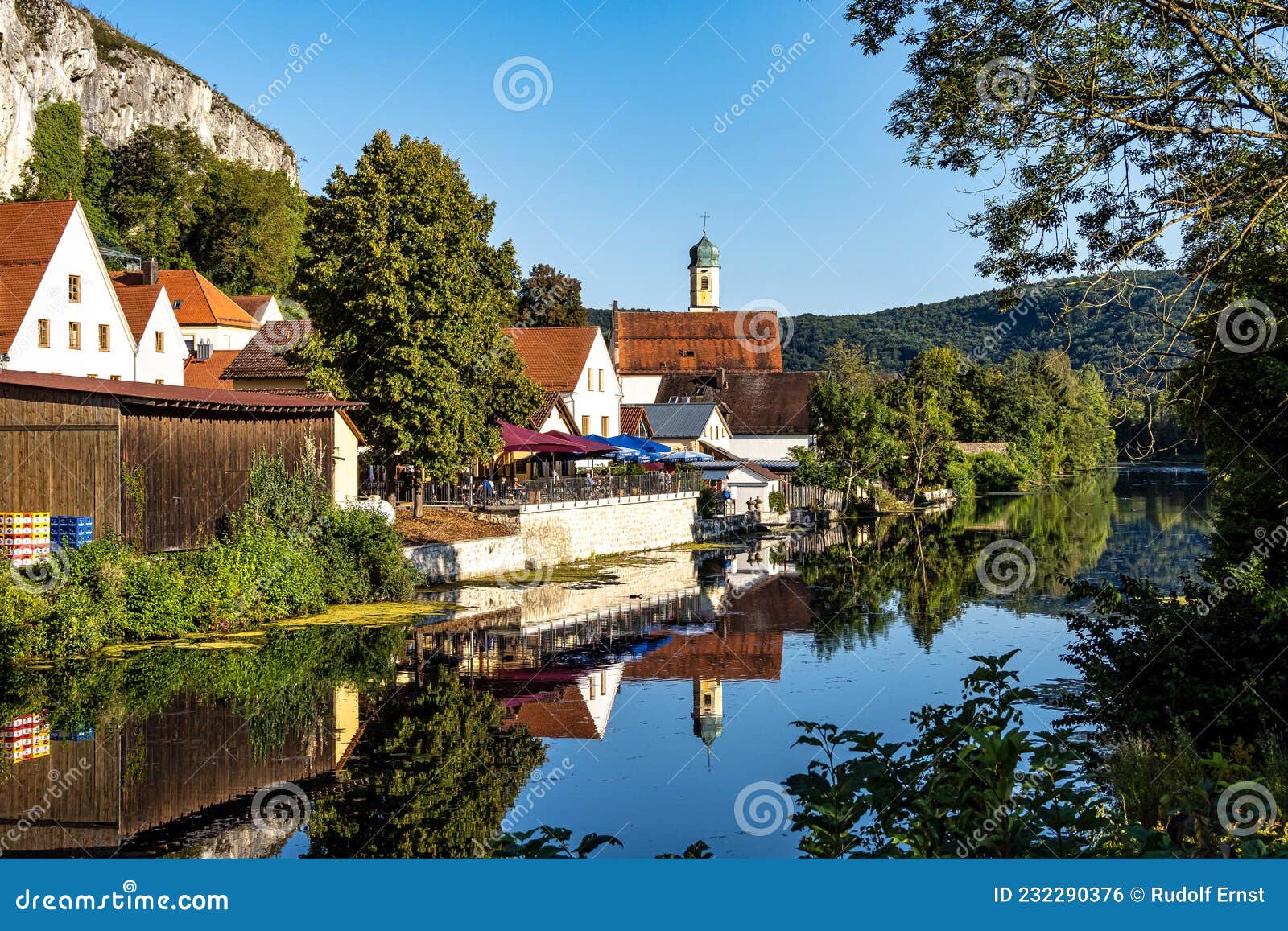 Essing Germany, Altmuehl Valley, Top View From Castle Royalty-Free ...