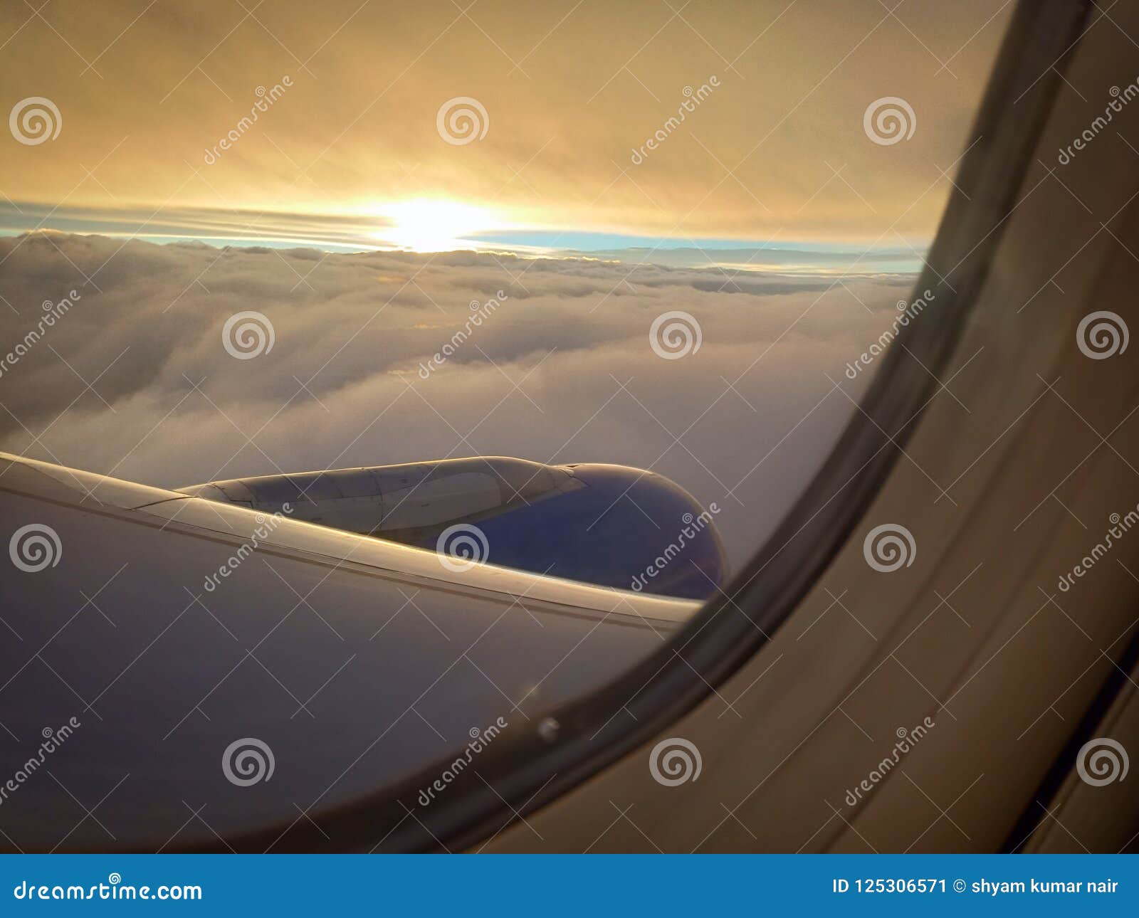 Shot from Inside Indigo Flight To Mumbai Stock Image - Image of indigo ...