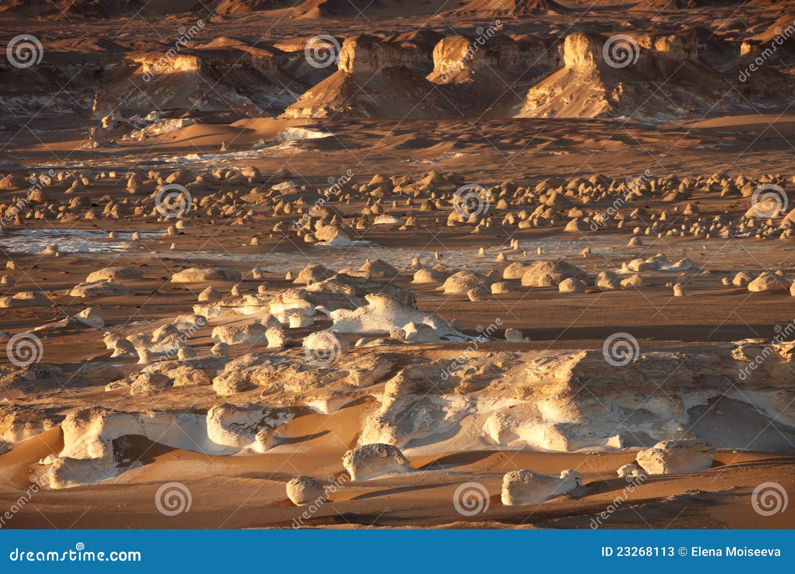 The Sunset View on Limestone Formation Rocks Stock Image - Image of ...