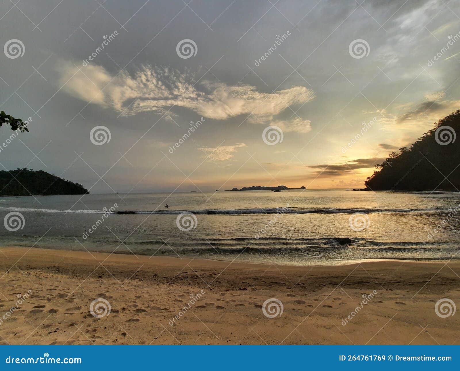 Sunset View Mandeh Island - West Sumatra Stock Image - Image of mandeh ...