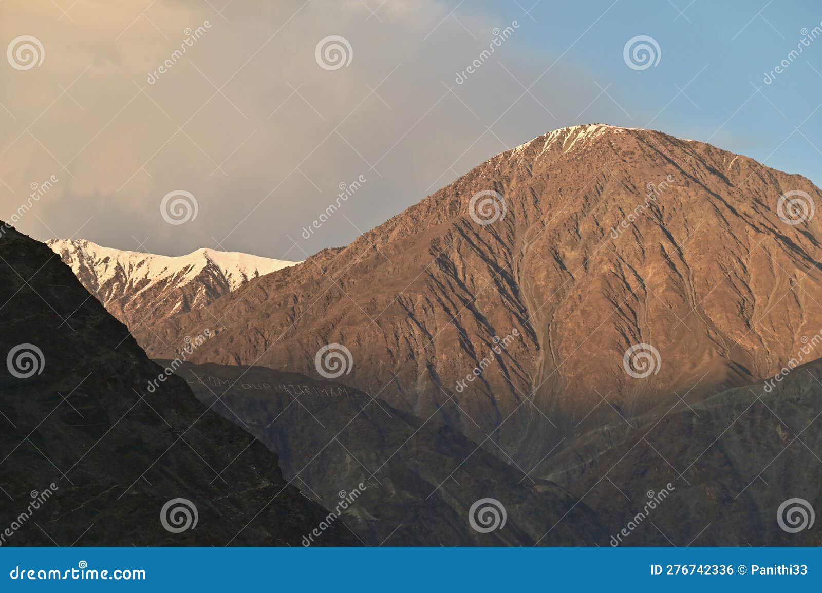 Sunset View of Mountain Landscape at Gilgit in Northern Pakistan Stock ...