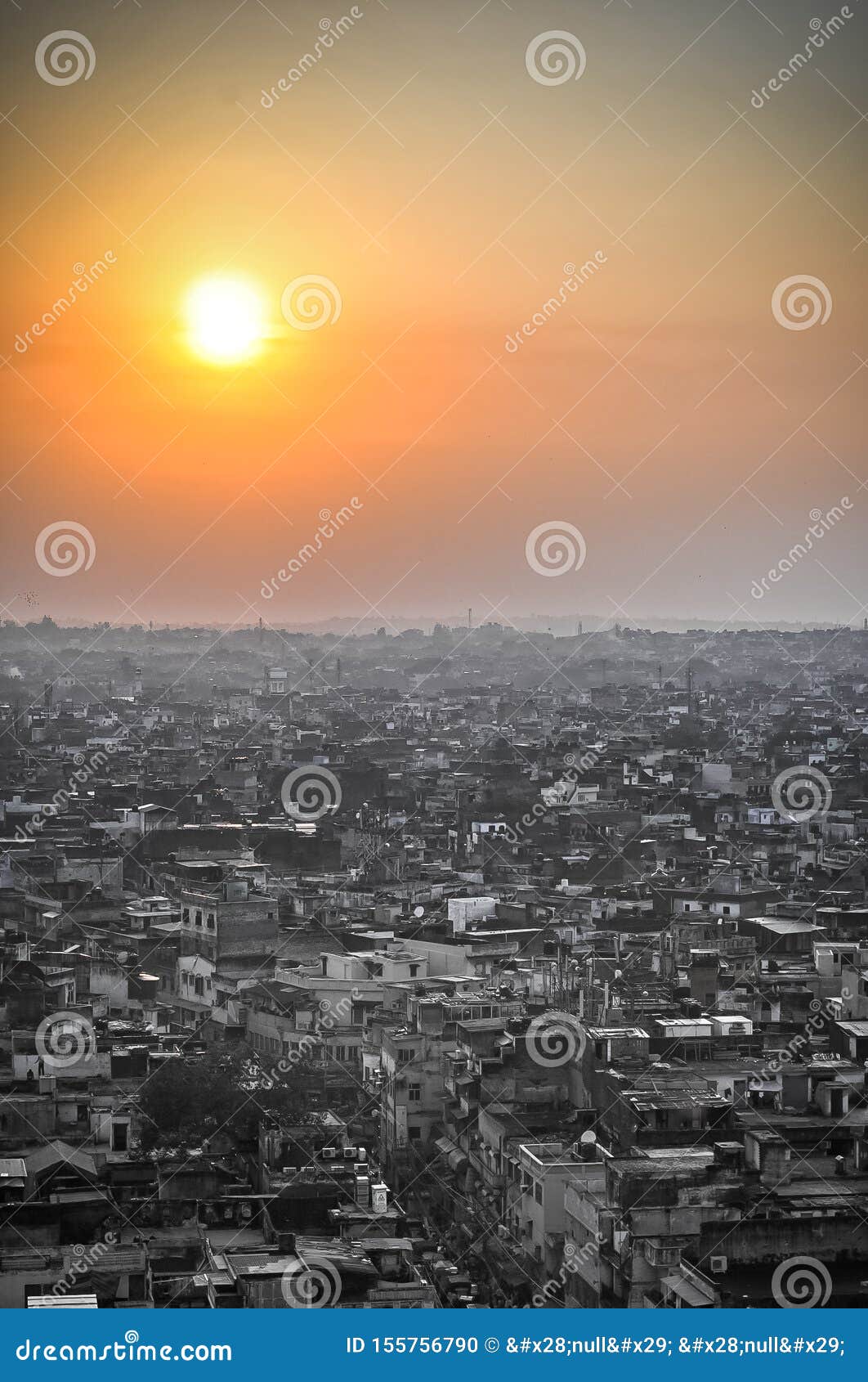 Sunset View from New Delhi India Stock Photo - Image of designed, asian ...