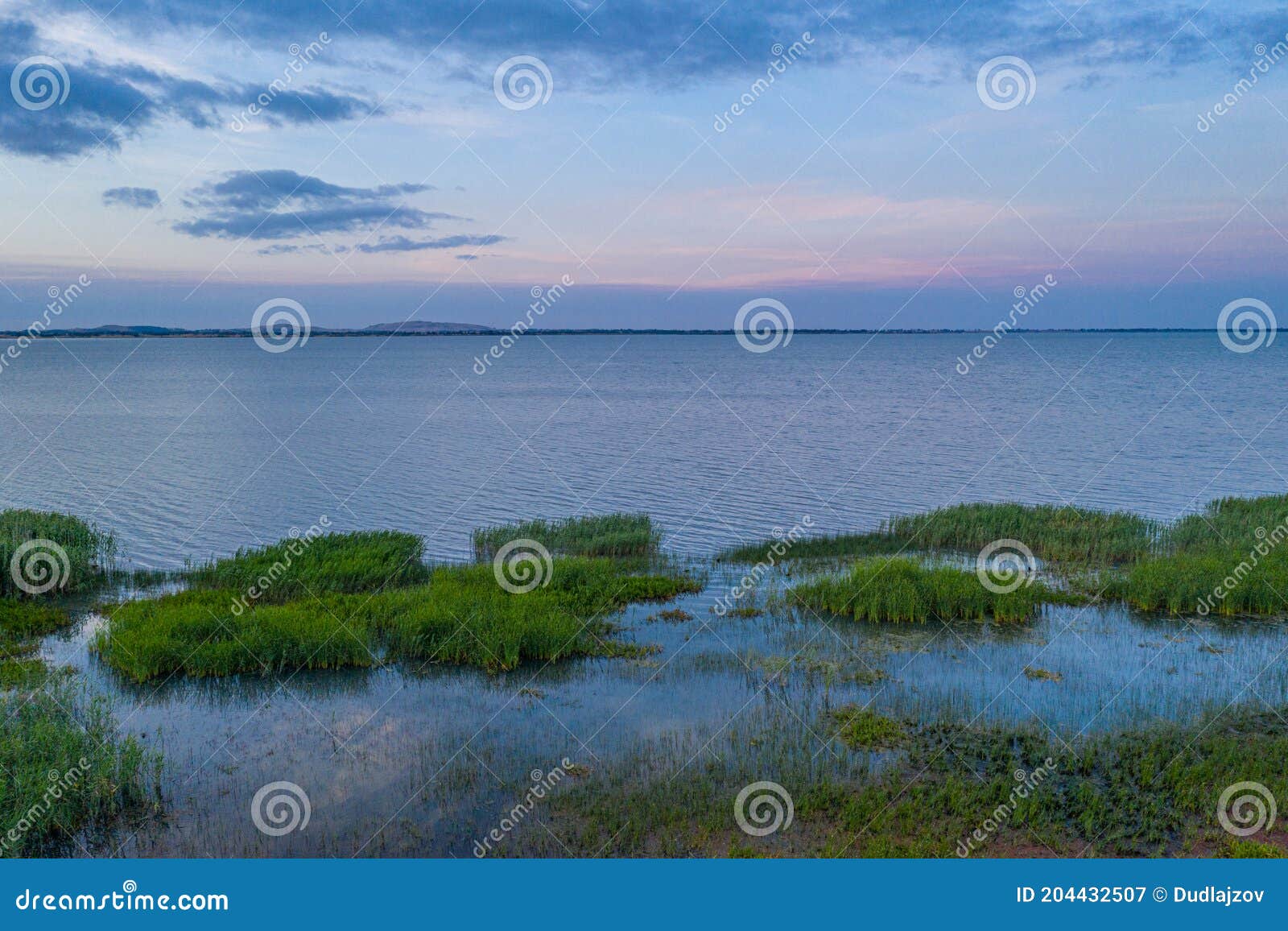 Sunset View Over Lake Colac in Australia Stock Image - Image of relax ...