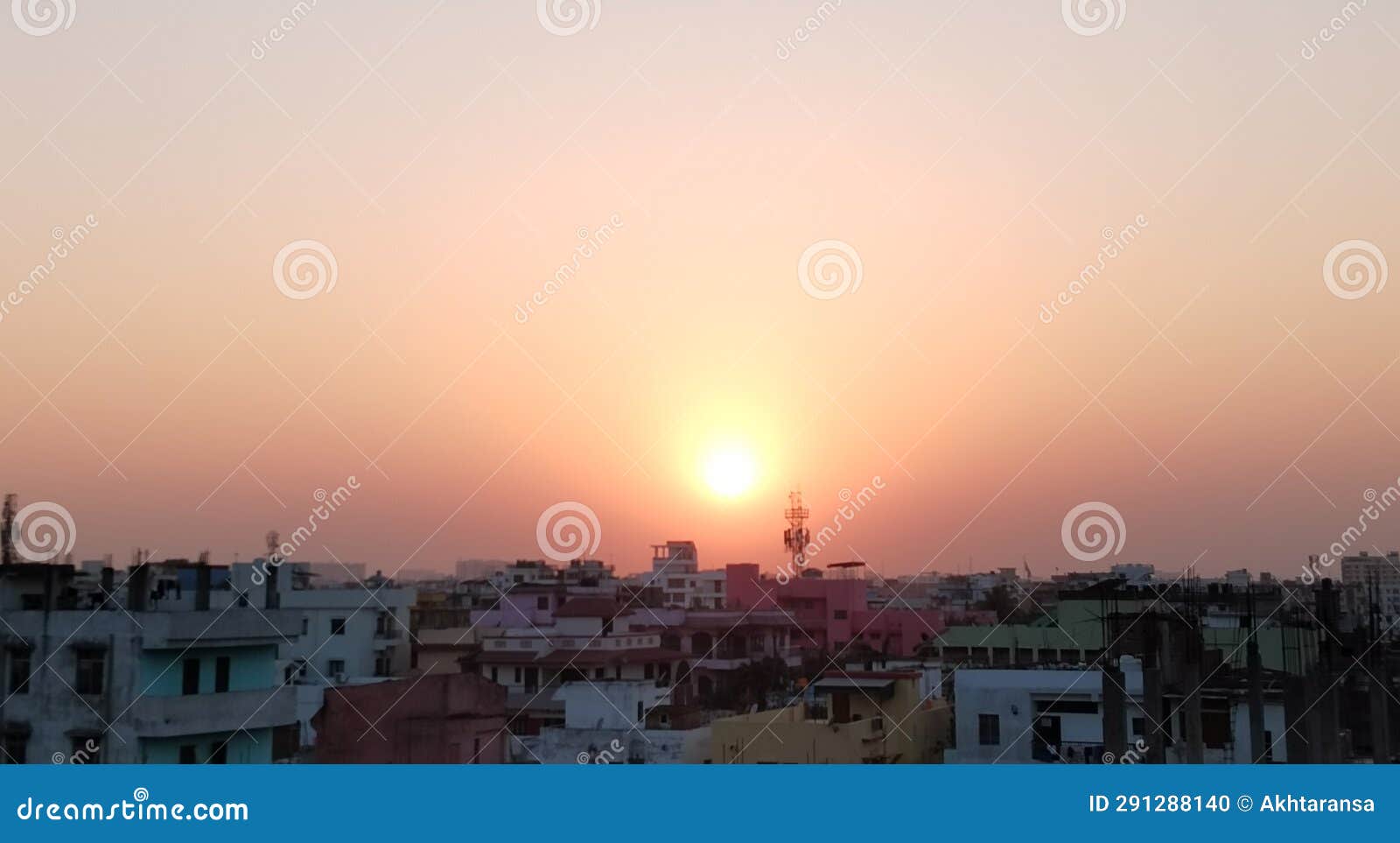 Sunset View of Patna City India Stock Photo - Image of morning, travel ...