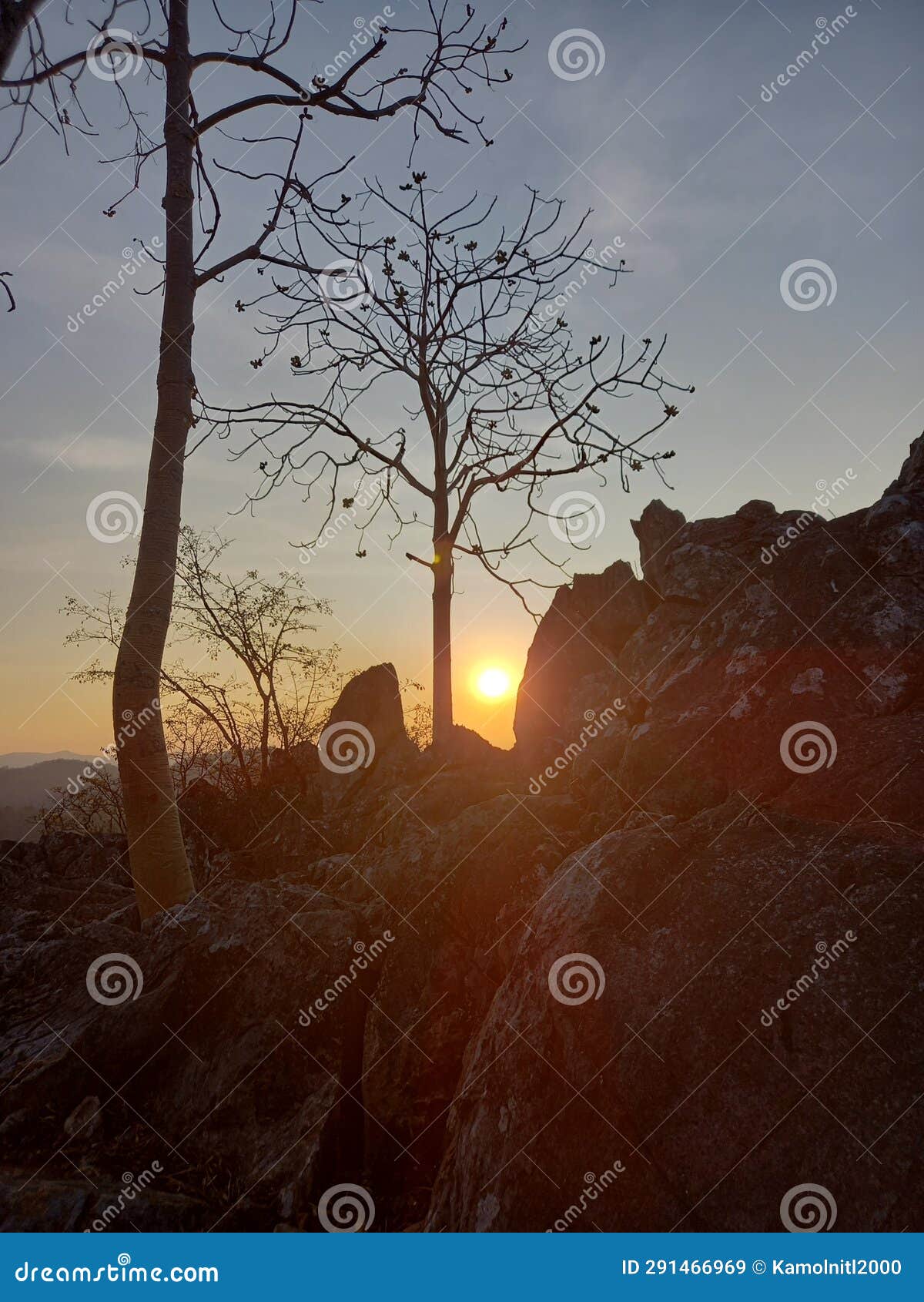 Sunset View Point stock image. Image of mountain, view - 291466969