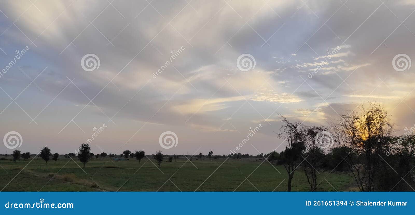 Sunset View from the Window of the Indian Rail Editorial Stock Image ...