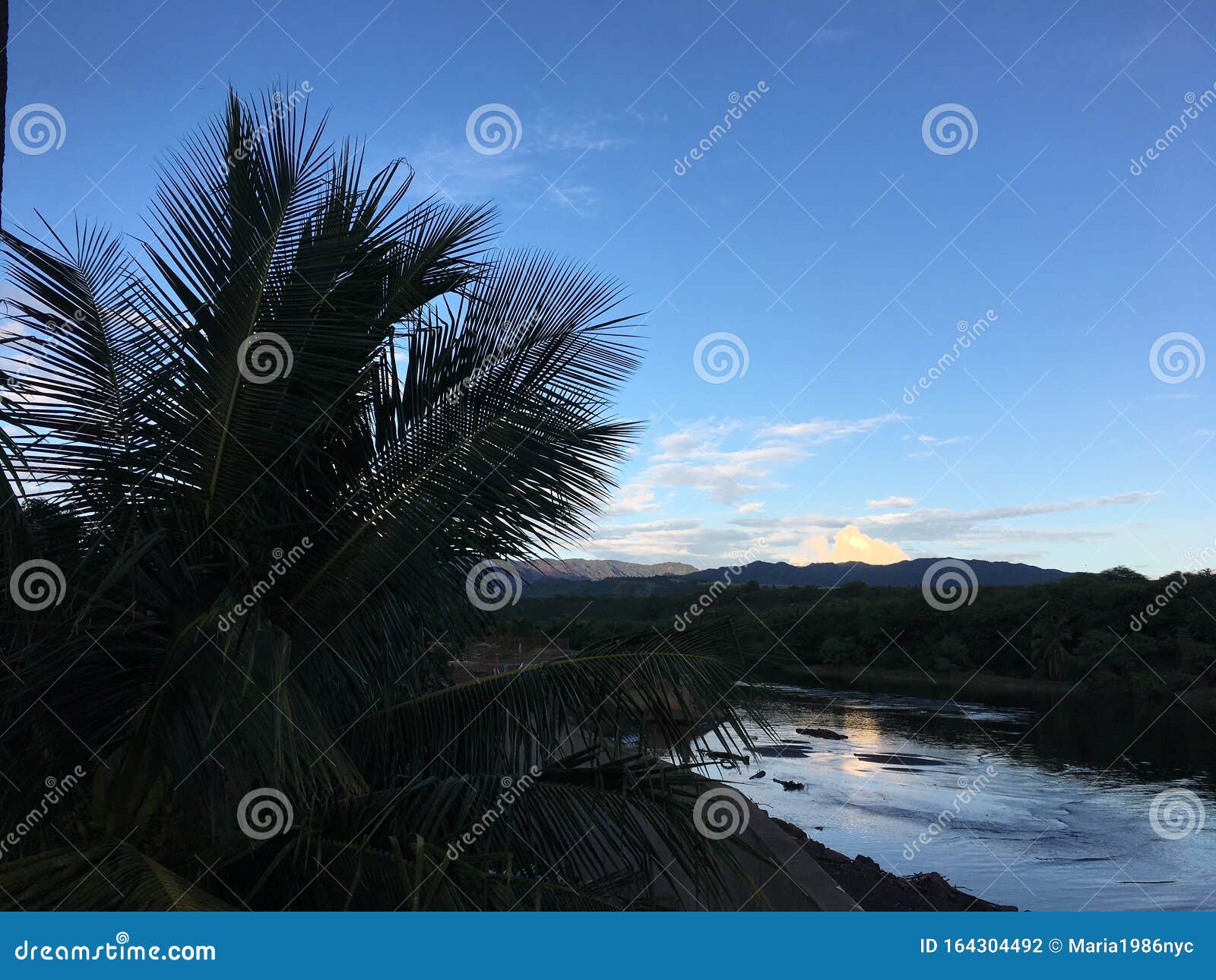 Sunset in Waimea during Fall on Kauai Island, Hawaii. Stock Photo ...