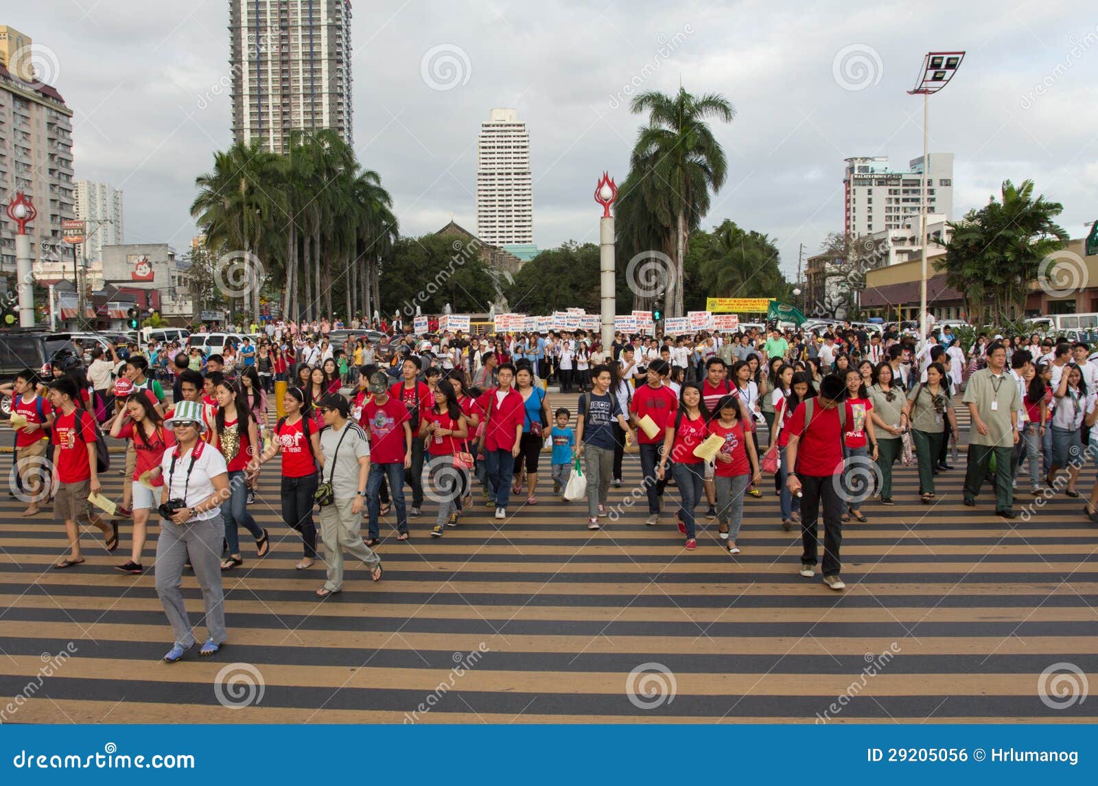 Sunset Watch Protest for Manila Bay, Manila Editorial Photo - Image of ...