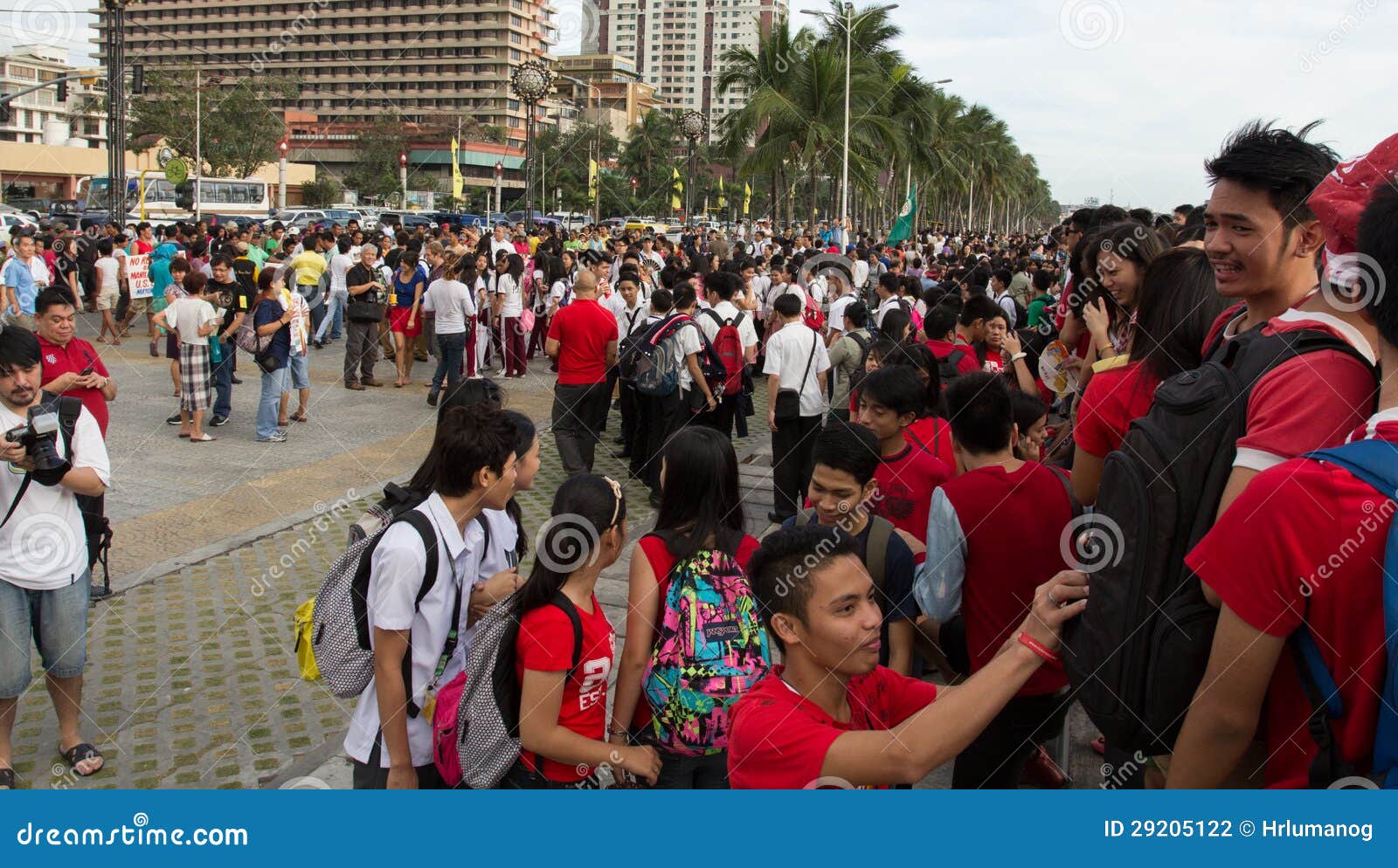 Sunset Watch Protest for Manila Bay, Manila Editorial Photography ...