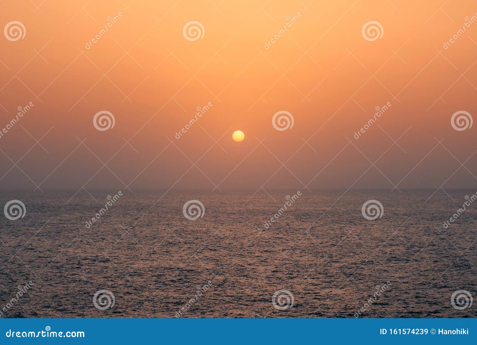 Sunset on Water, Sun Going Down Behind Ocean Stock Image - Image of ...