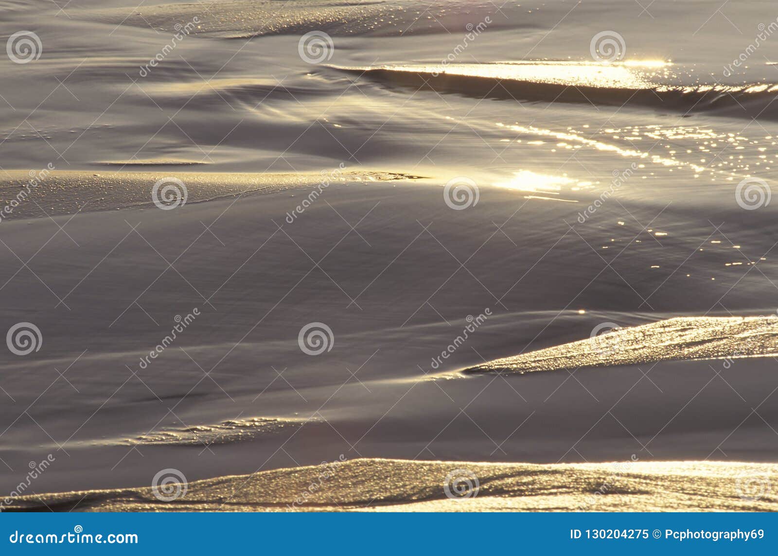 Sunset on waterline stock image. Image of coastline - 130204275