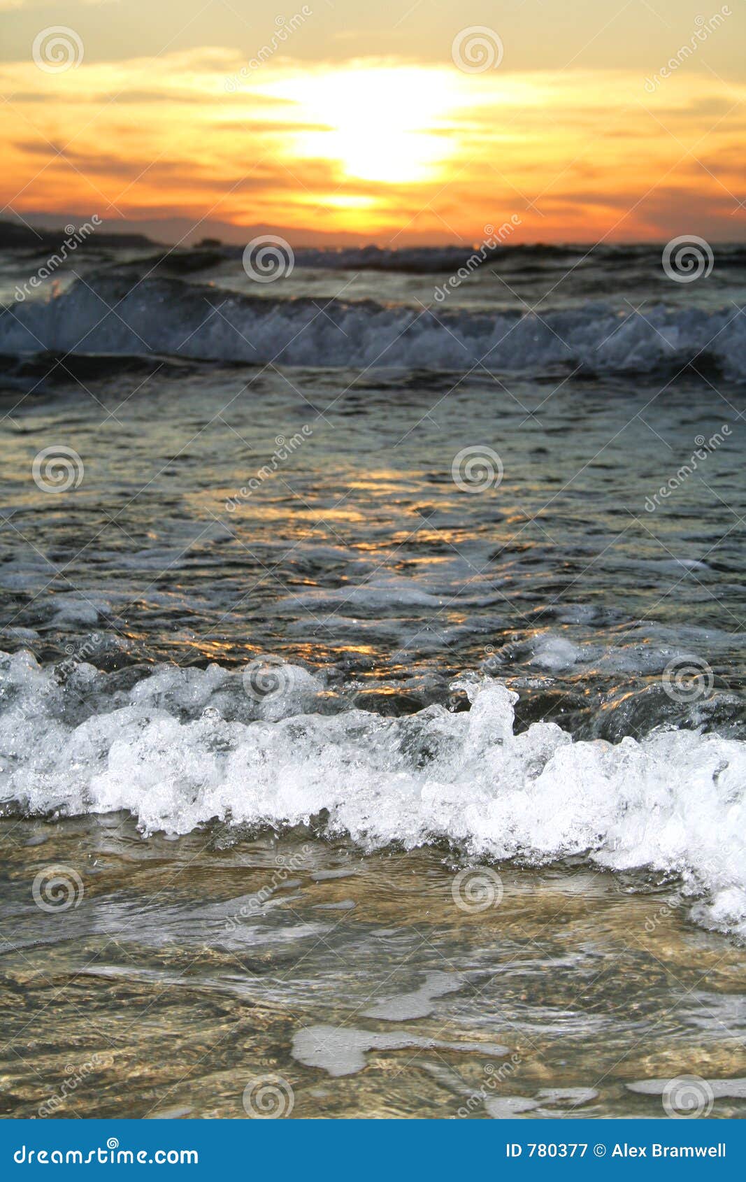 Sunset Wave stock image. Image of evening, vacation, beach - 780377