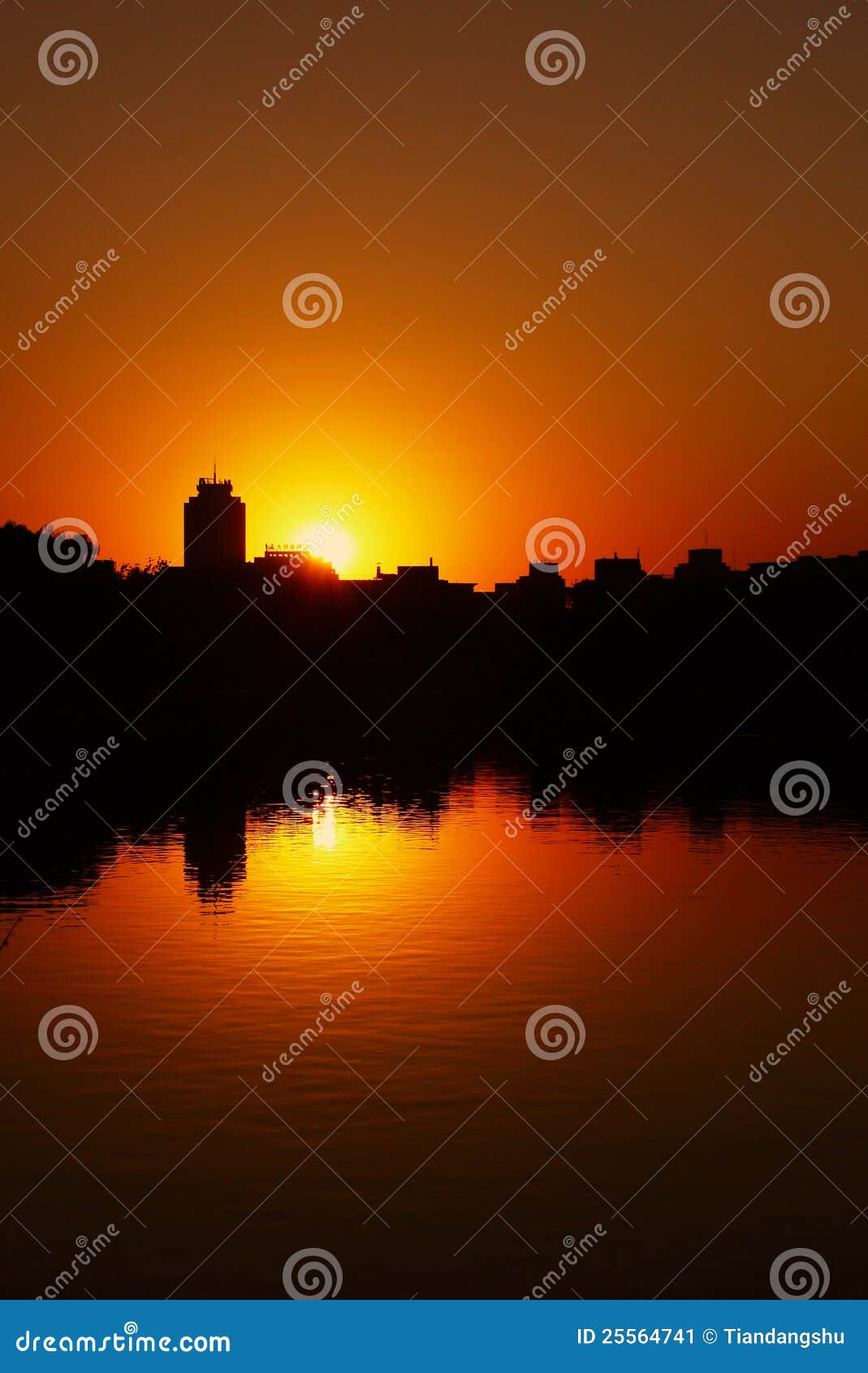 Sunset at Xihai stock image. Image of sunrise, sunset - 25564741