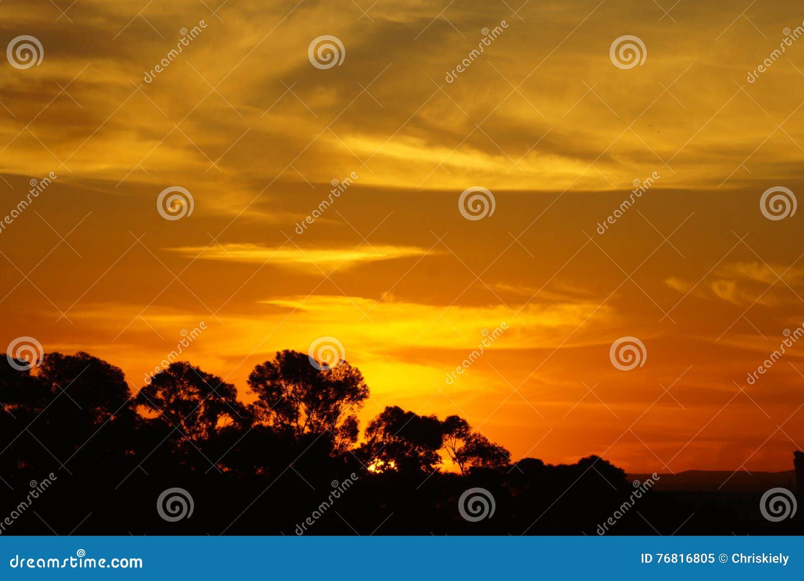 Sunsetting in Rockhampton stock image. Image of caravan - 76816805