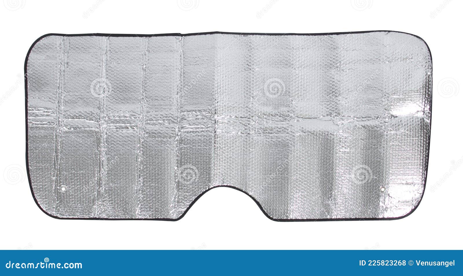 Sunshade for Windshield, Car Sun Reflector Isolated on White Stock ...