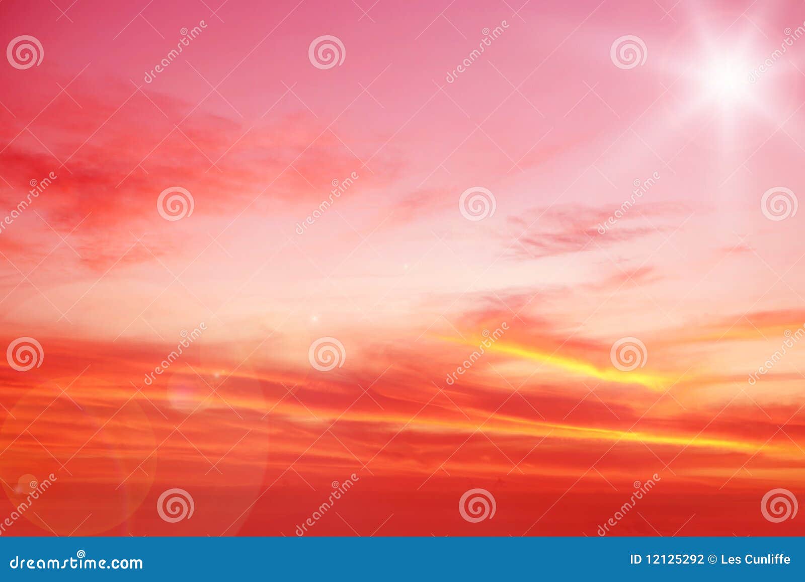 Sunshine stock photo. Image of horizontal, illumination - 12125292