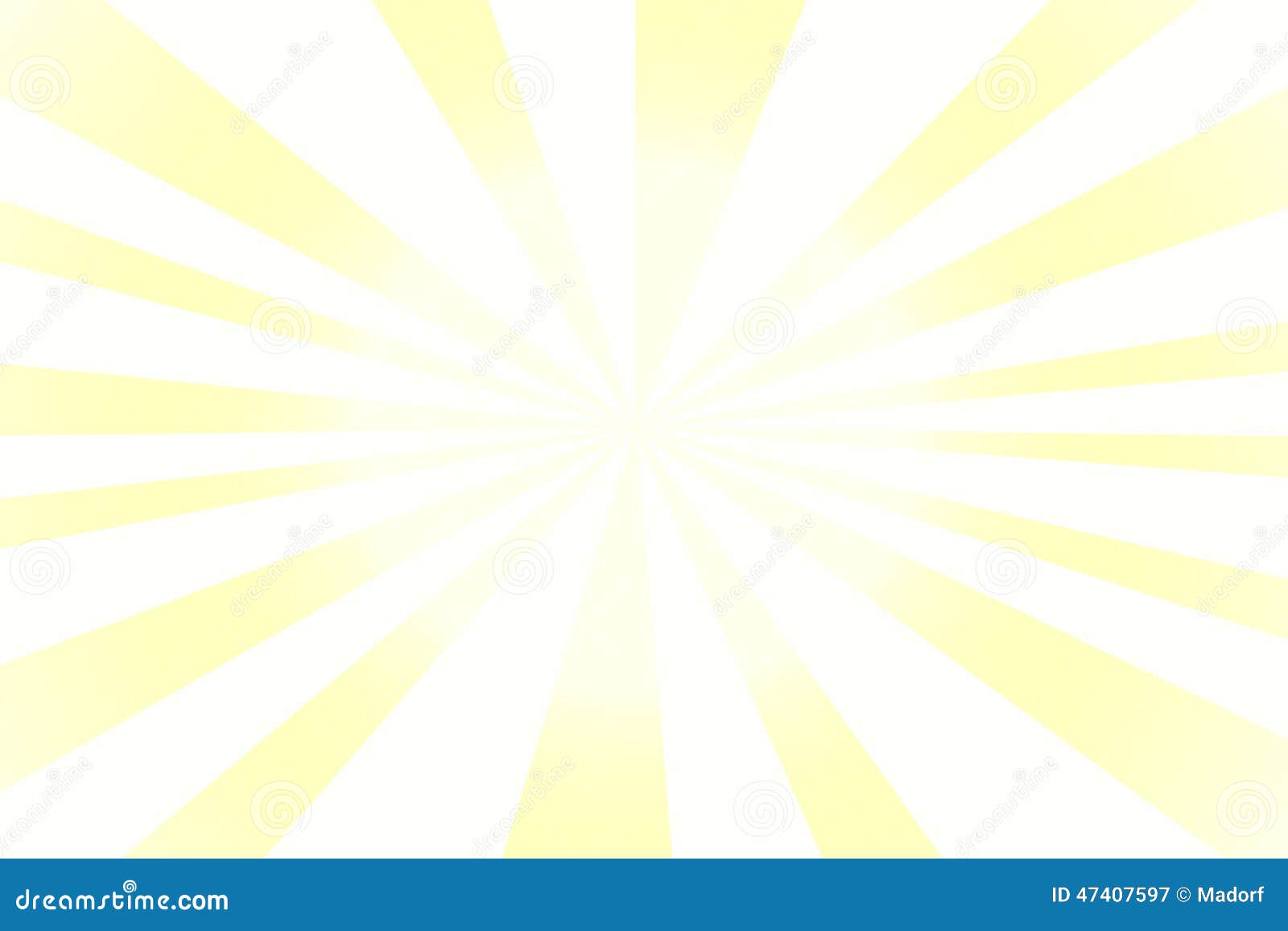 Sunshine Background With White And Yellow Stripes Stock Illustration ...