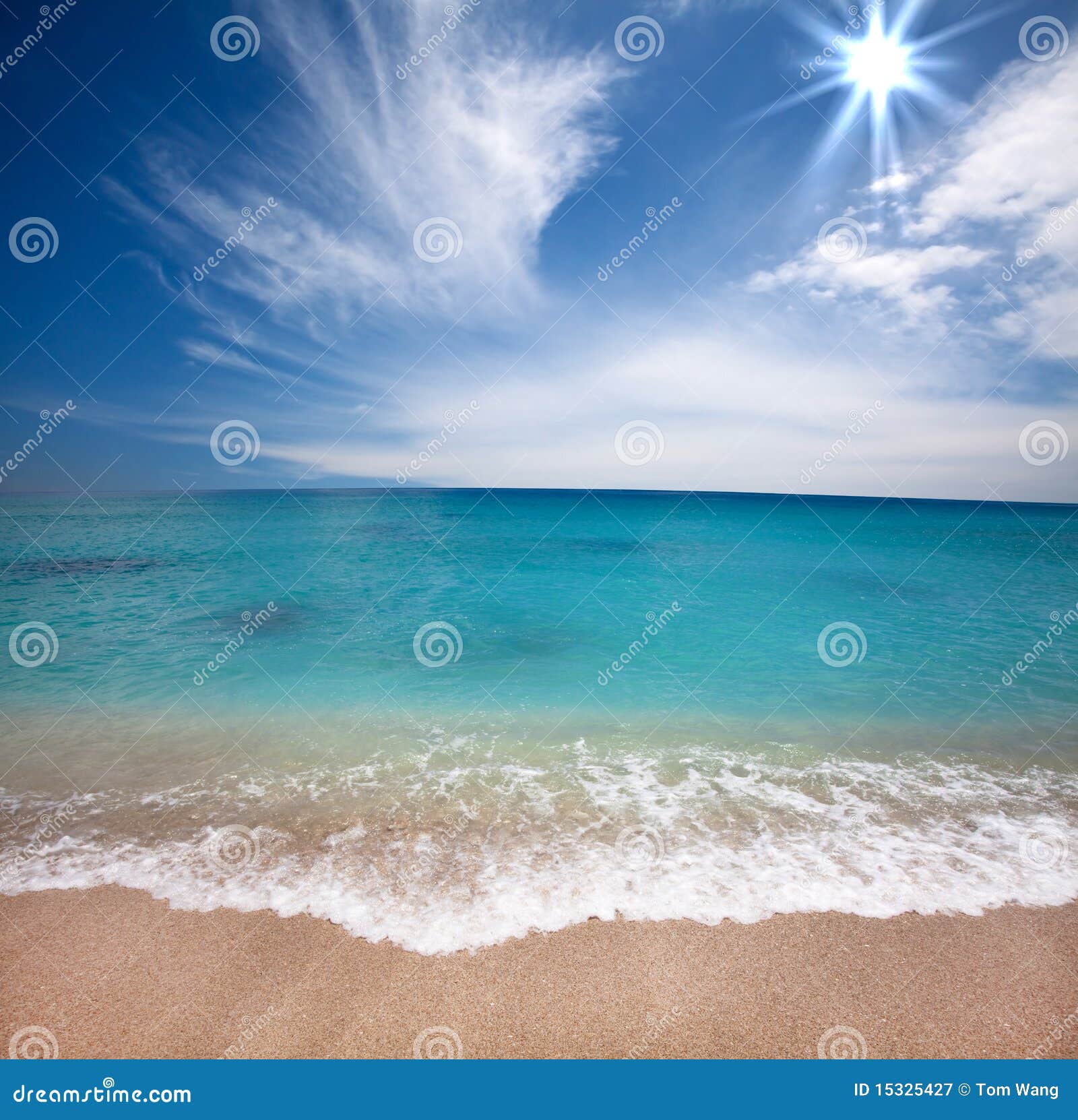 Sunshine In Rhe Beach Indonesia Stock Photo | CartoonDealer.com #209331174