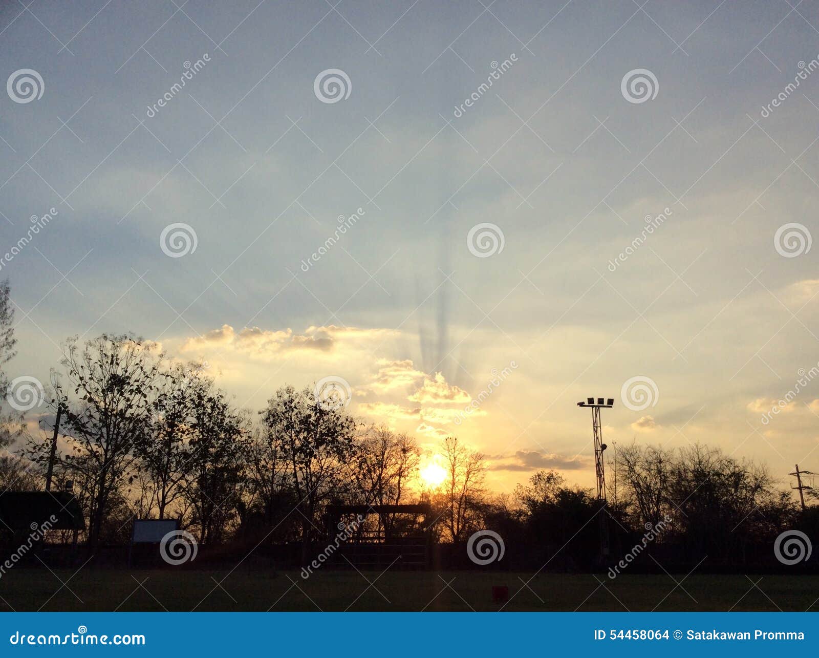 Sunshine stock photo. Image of evening, shine, sunshine - 54458064