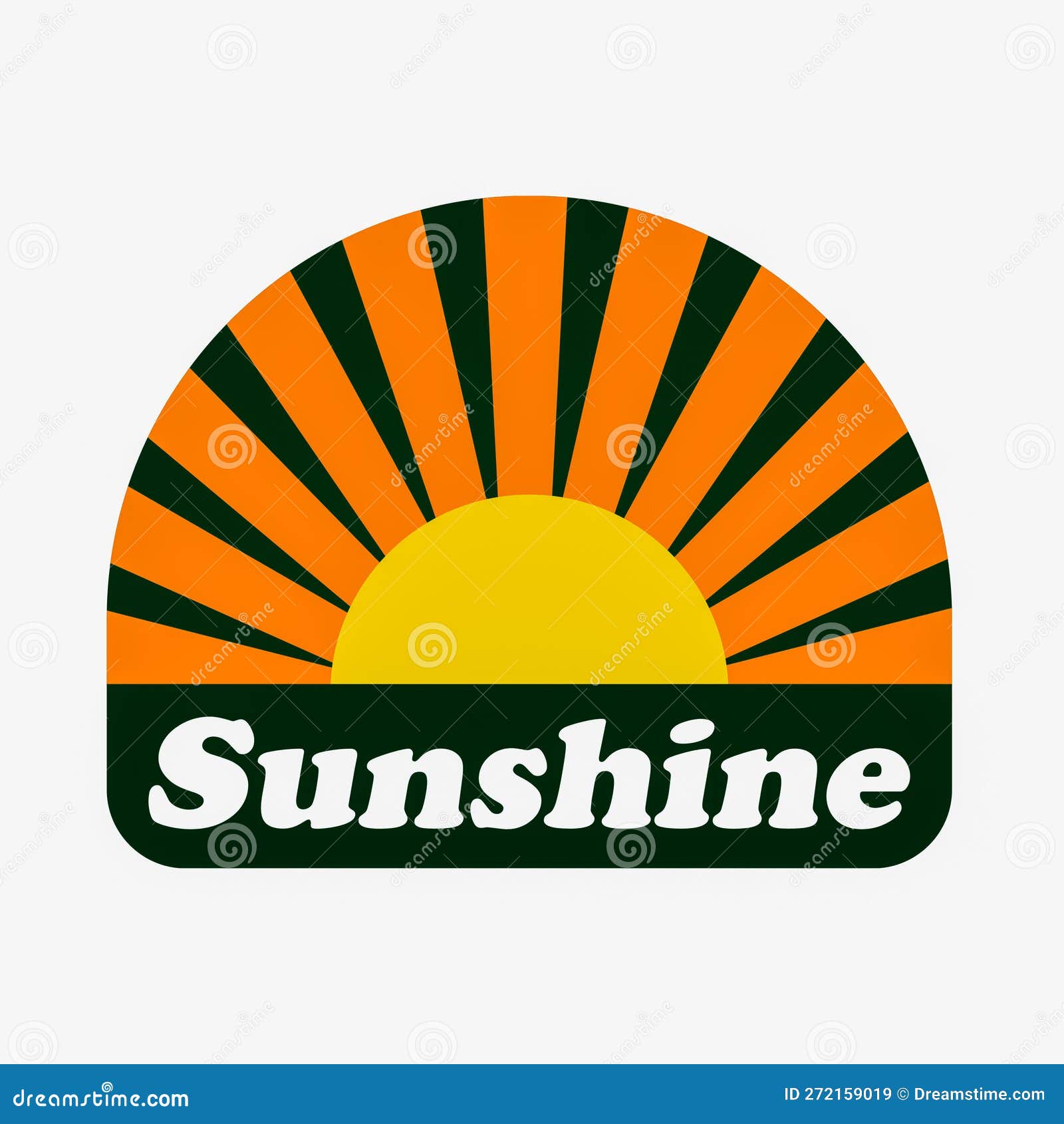 Sunshine logo stock illustration. Illustration of logo - 272159019