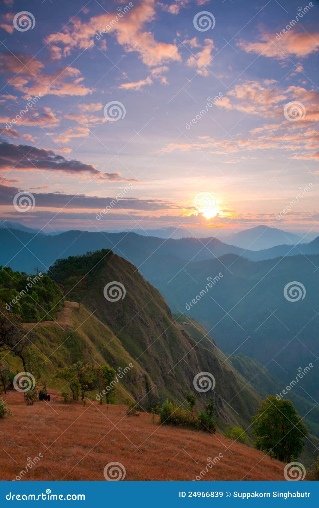 Sunshine on the Morning Mist Stock Image - Image of nature, peaceful ...
