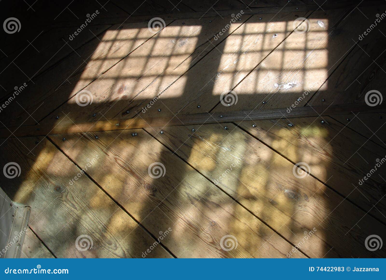 Sunshine through Old Window Stock Image - Image of sunlight, floor ...