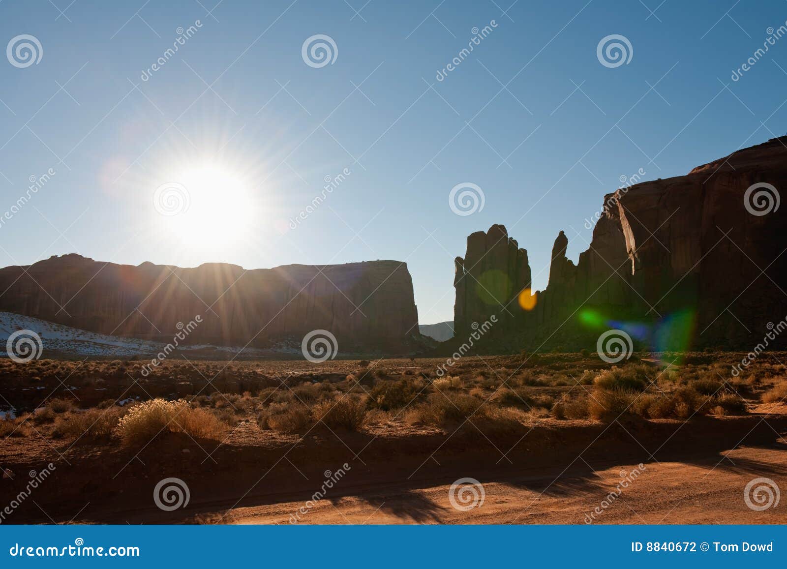 Sunshine over desert stock photo. Image of outdoors, shines - 8840672