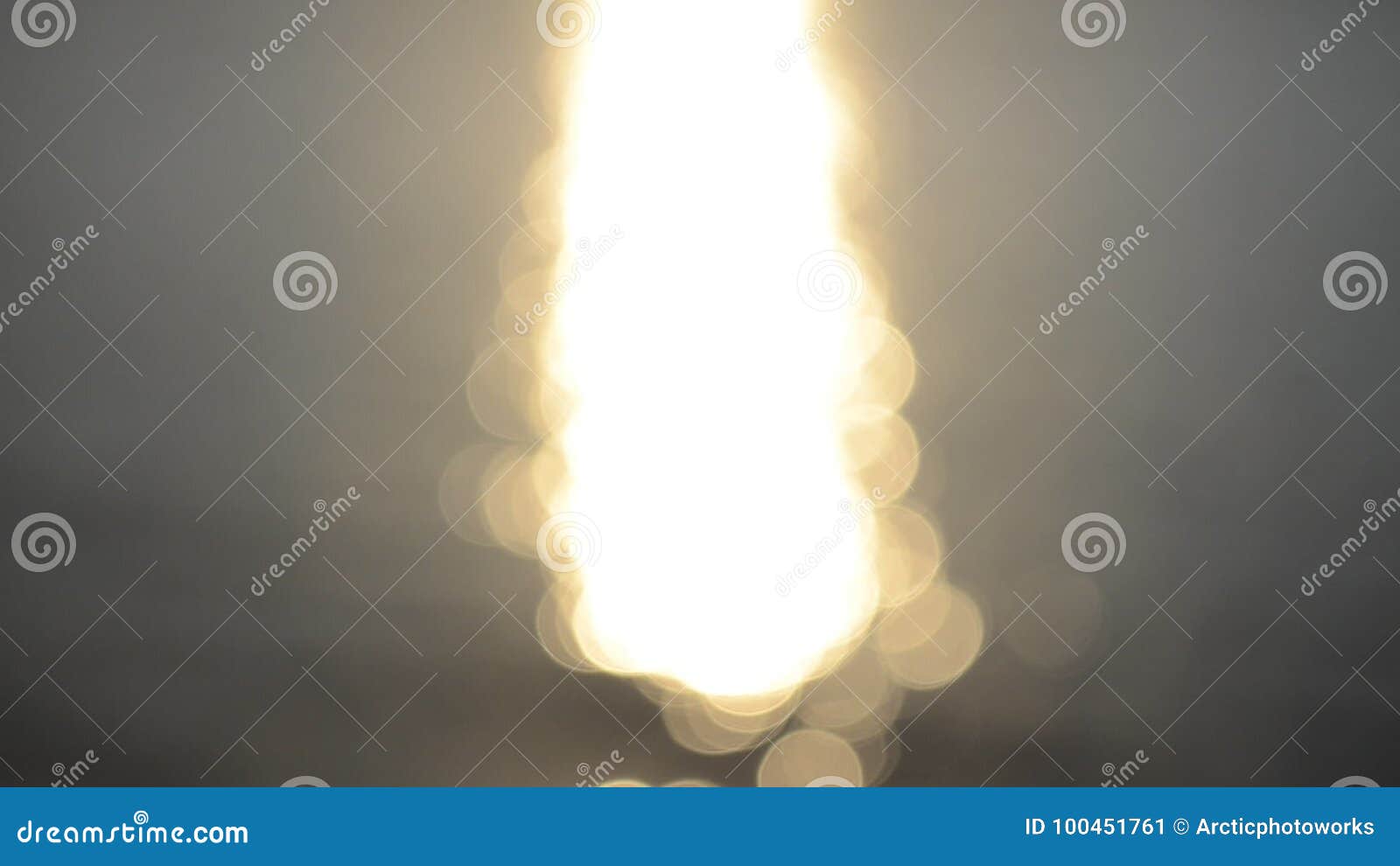 Sunshine Reflection on Ocean Surface Blur Abstract Blinking Motion Pan ...