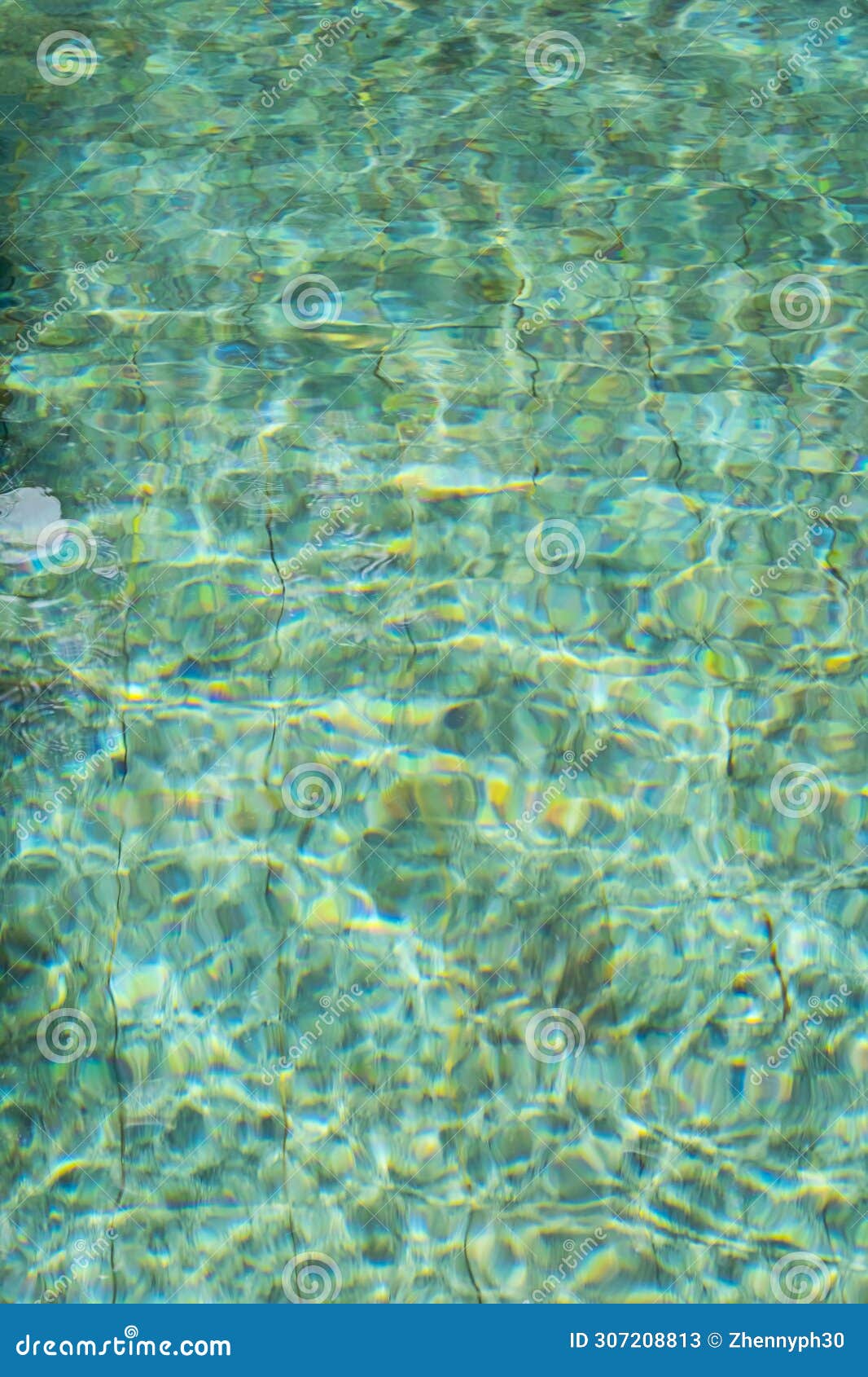 Sunshine through the Ripples of Water in Swimming Pool Stock Image ...