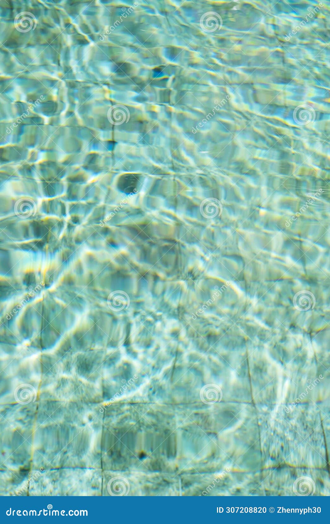 Sunshine through the Ripples of Water in Swimming Pool Stock Photo ...