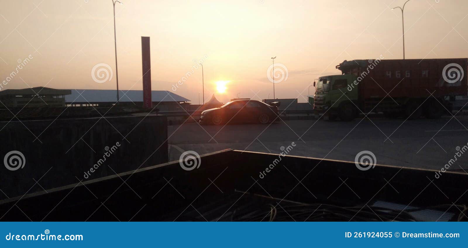 Sunshine in the road stock image. Image of sunlight - 261924055