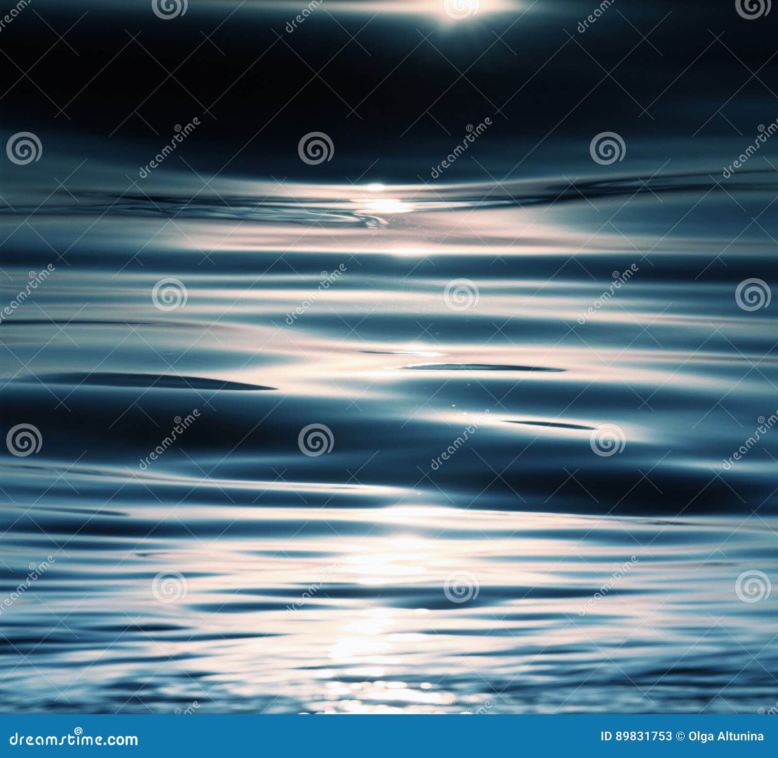 Sunshine Sparkling Sea Waves Stock Image - Image of abstract, aqua ...