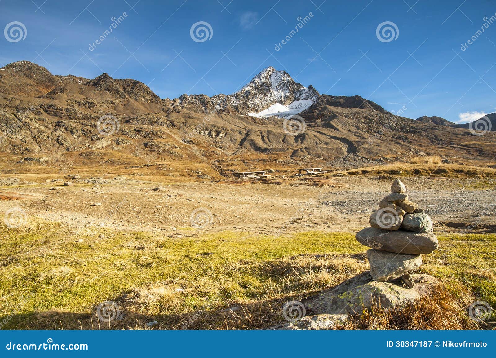 Sunshine on the valley stock image. Image of altitude - 30347187