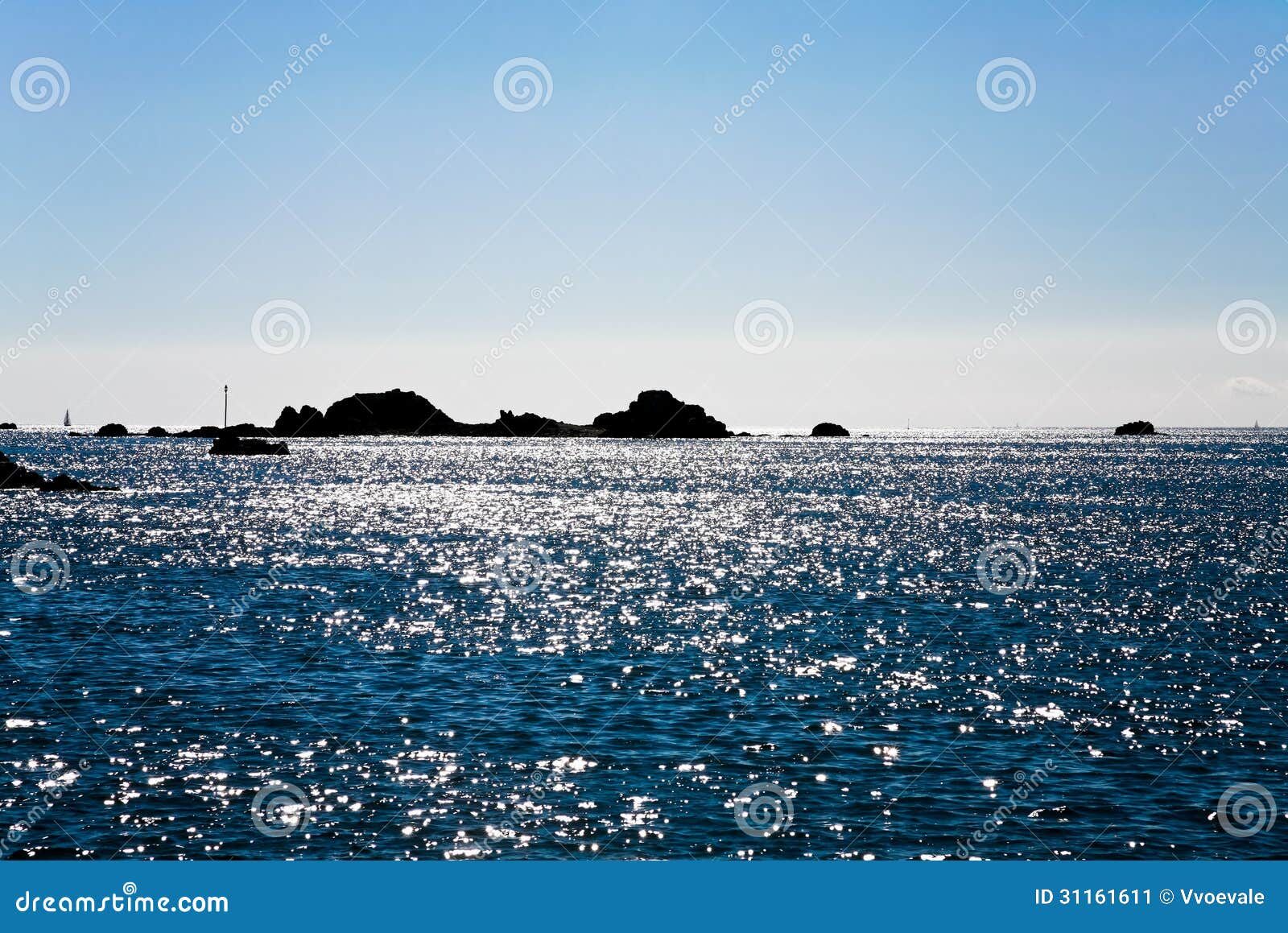 Sunshine in the water stock image. Image of english, brittany - 31161611