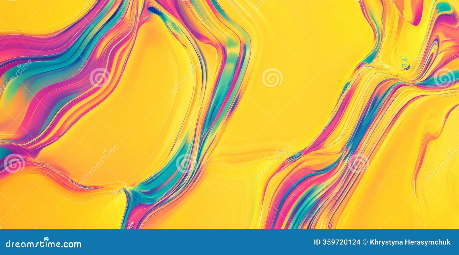 A Sunshine Yellow Abstract Background with Colorful Digital ...
